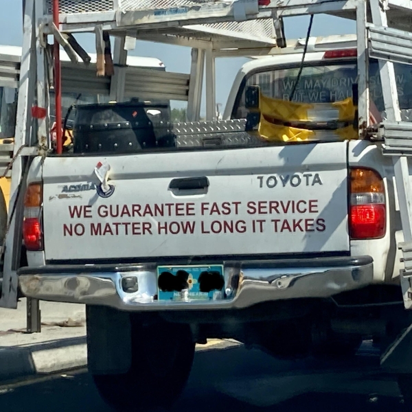 we guarantee fast service no matter how long it takes - MyConfinedSpace