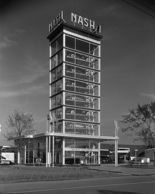 Vertical Parking Structure c 1933 - MyConfinedSpace