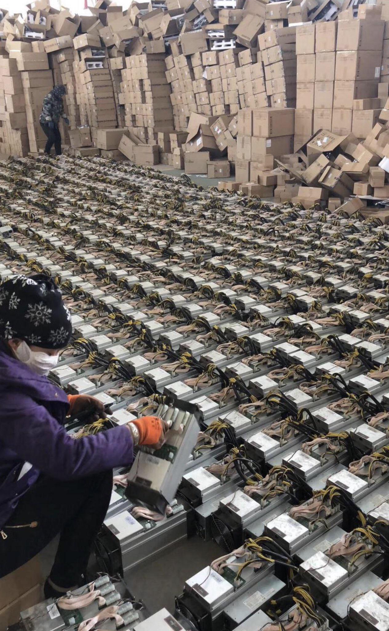 Chinese Bitcoin mine being packed up after ban - MyConfinedSpace