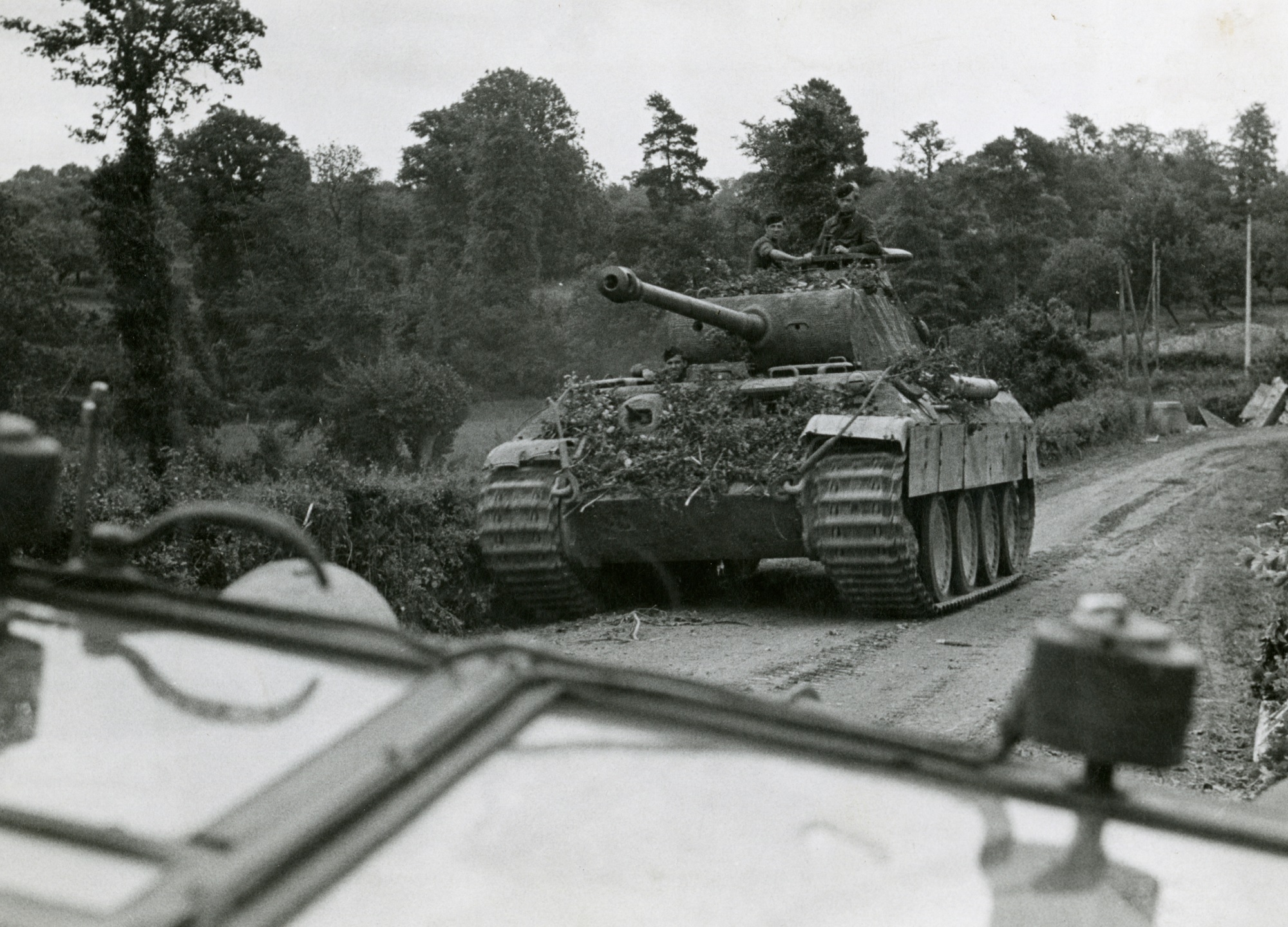 Panther on the way to Normandy on July 5th 1944 - MyConfinedSpace