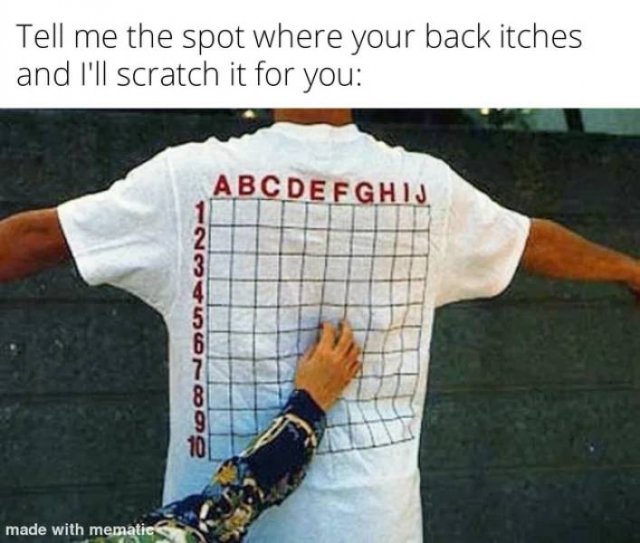 back itch shirt - MyConfinedSpace