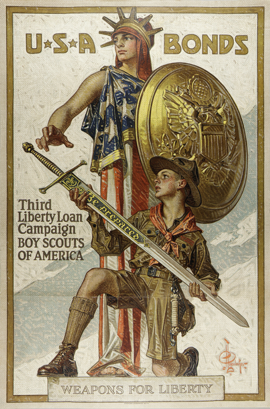 To inspire the purchase of war bonds in WWI - MyConfinedSpace