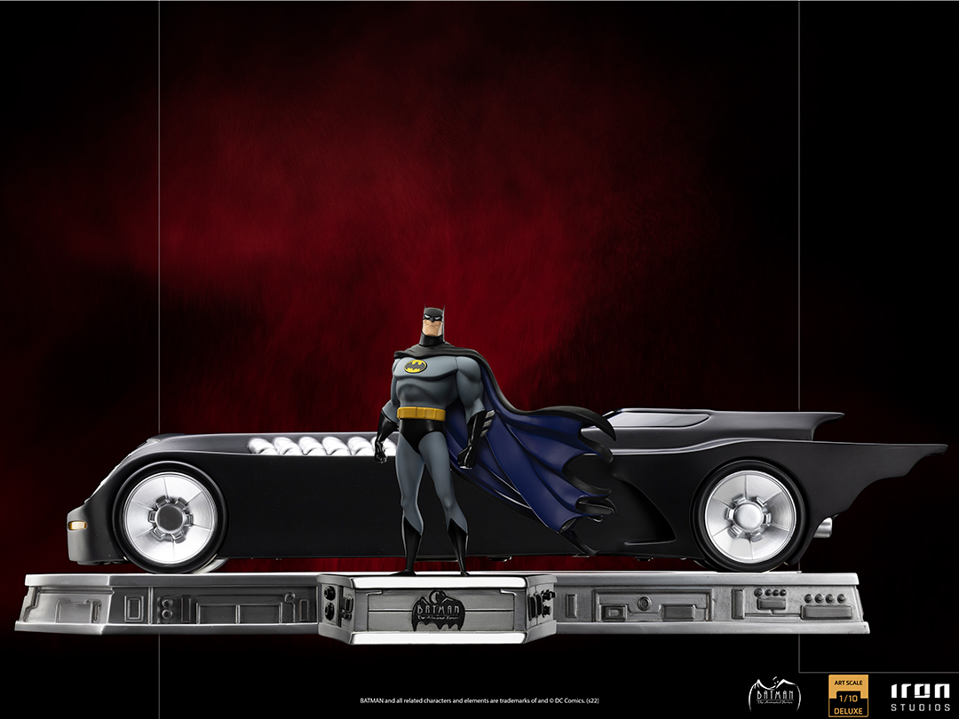 Iron Studios bring Batman and his Batmobile from the Batman Animated ...