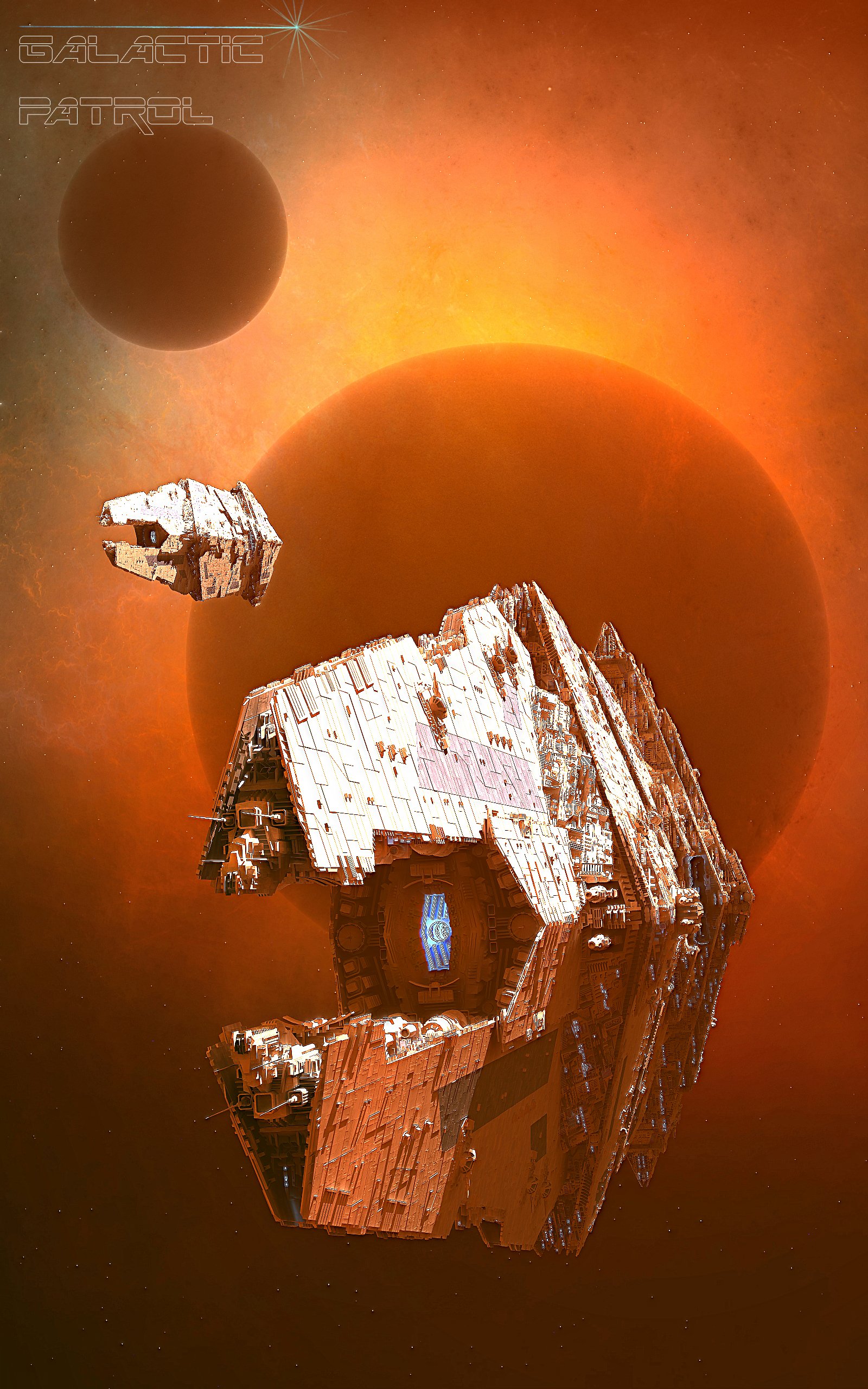 Galactic Patrol by Graham Gazzard - MyConfinedSpace