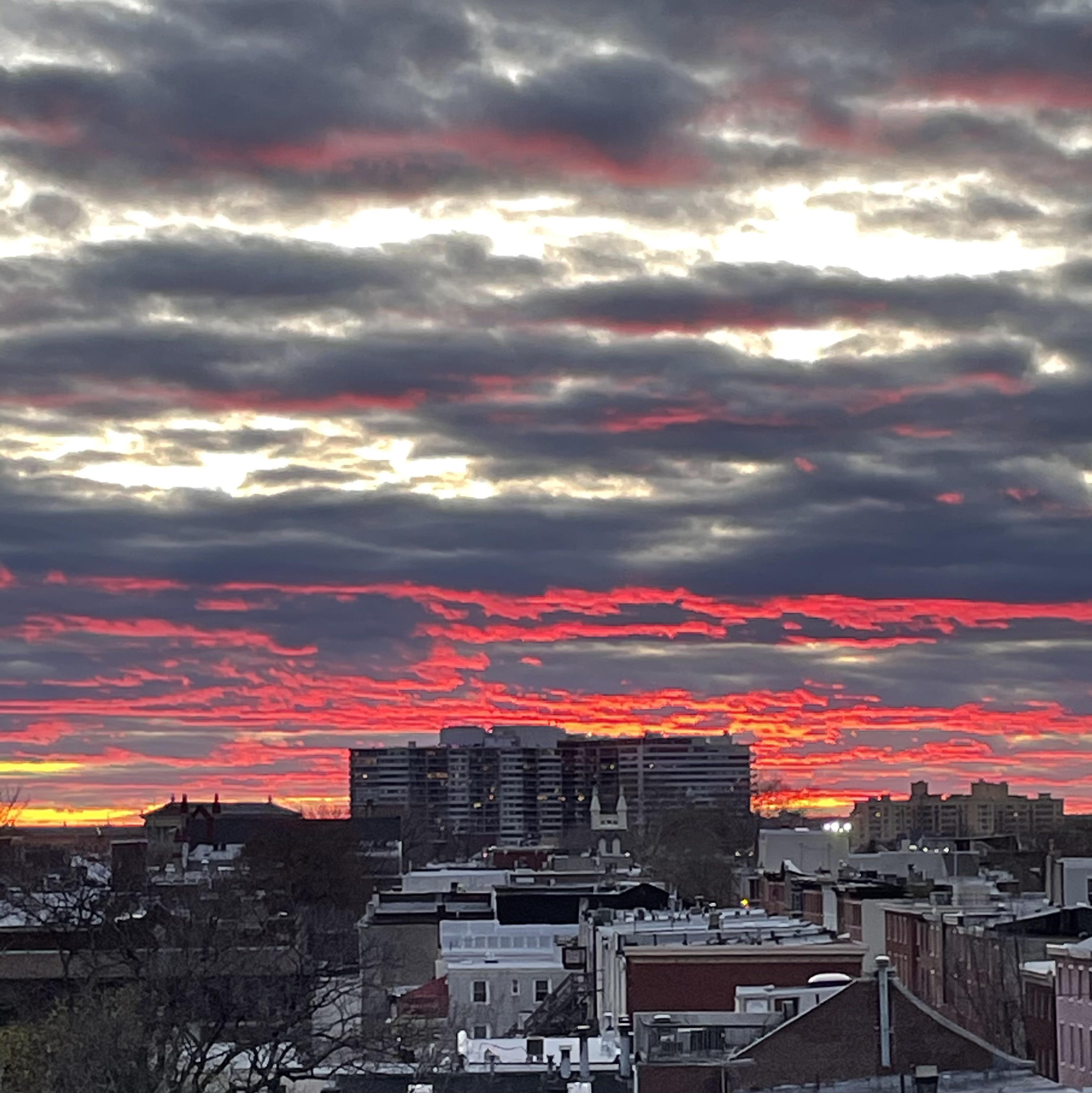 Spring Sunset in Philly - MyConfinedSpace