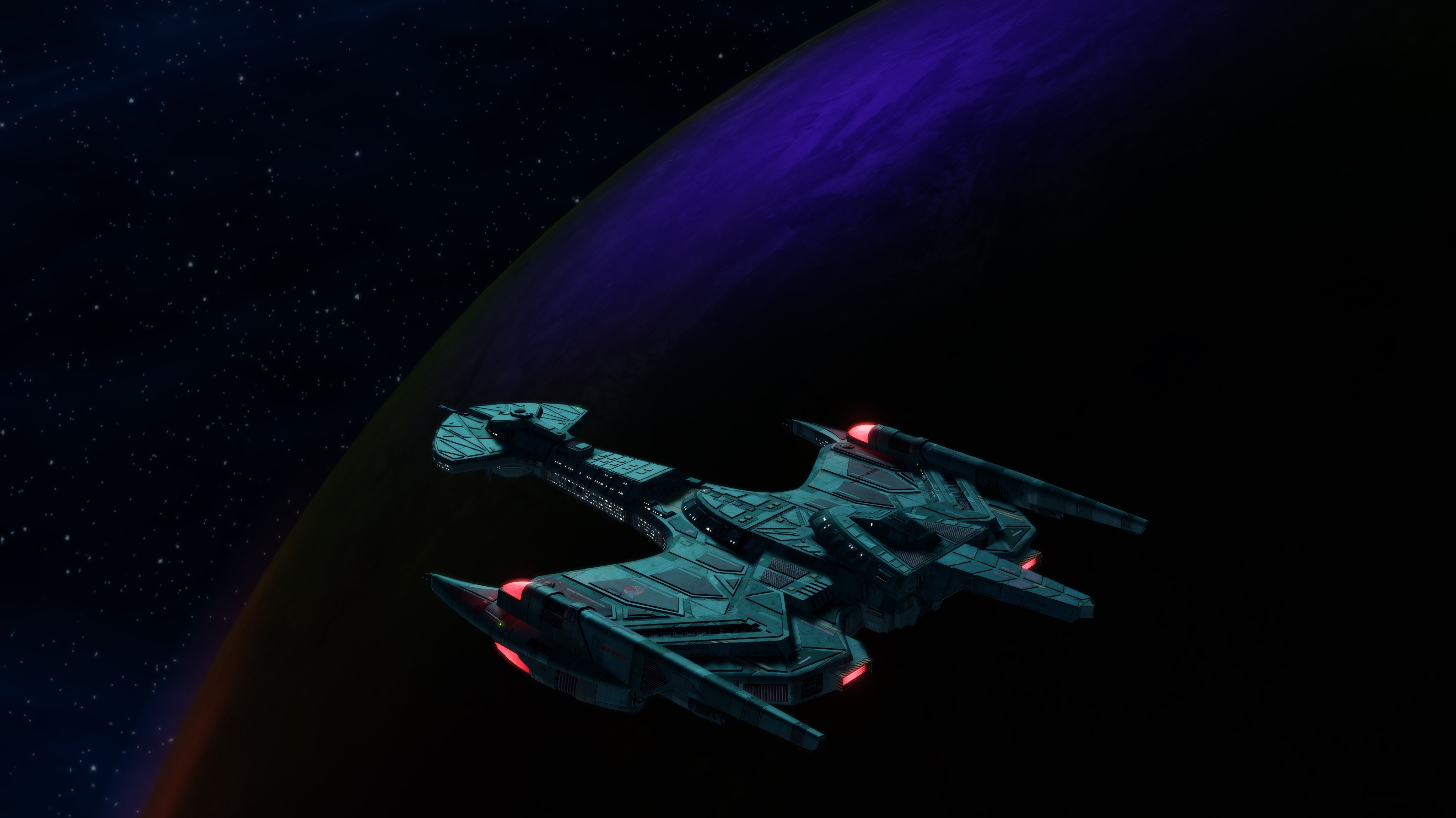 Klingon Negh’Var orbits a cold world « MyConfinedSpace