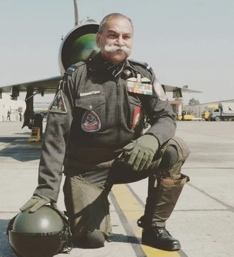 Callsign – “Bundal” posing with his MiG-21 and tactical mustache ...