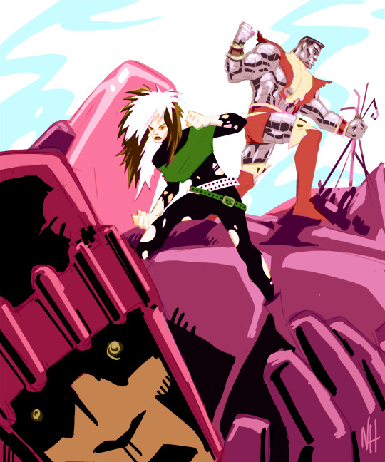 Rogue and Colossus Take Down a Sentinel by Nelsonhernandez-0607 ...