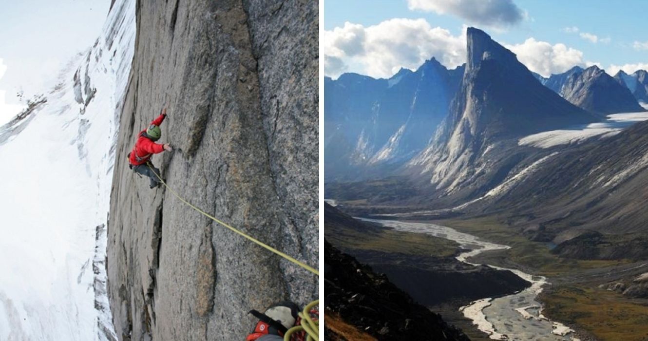 What It’s Like To Climb Mount Thor, The World’s Steepest Vertical Face ...