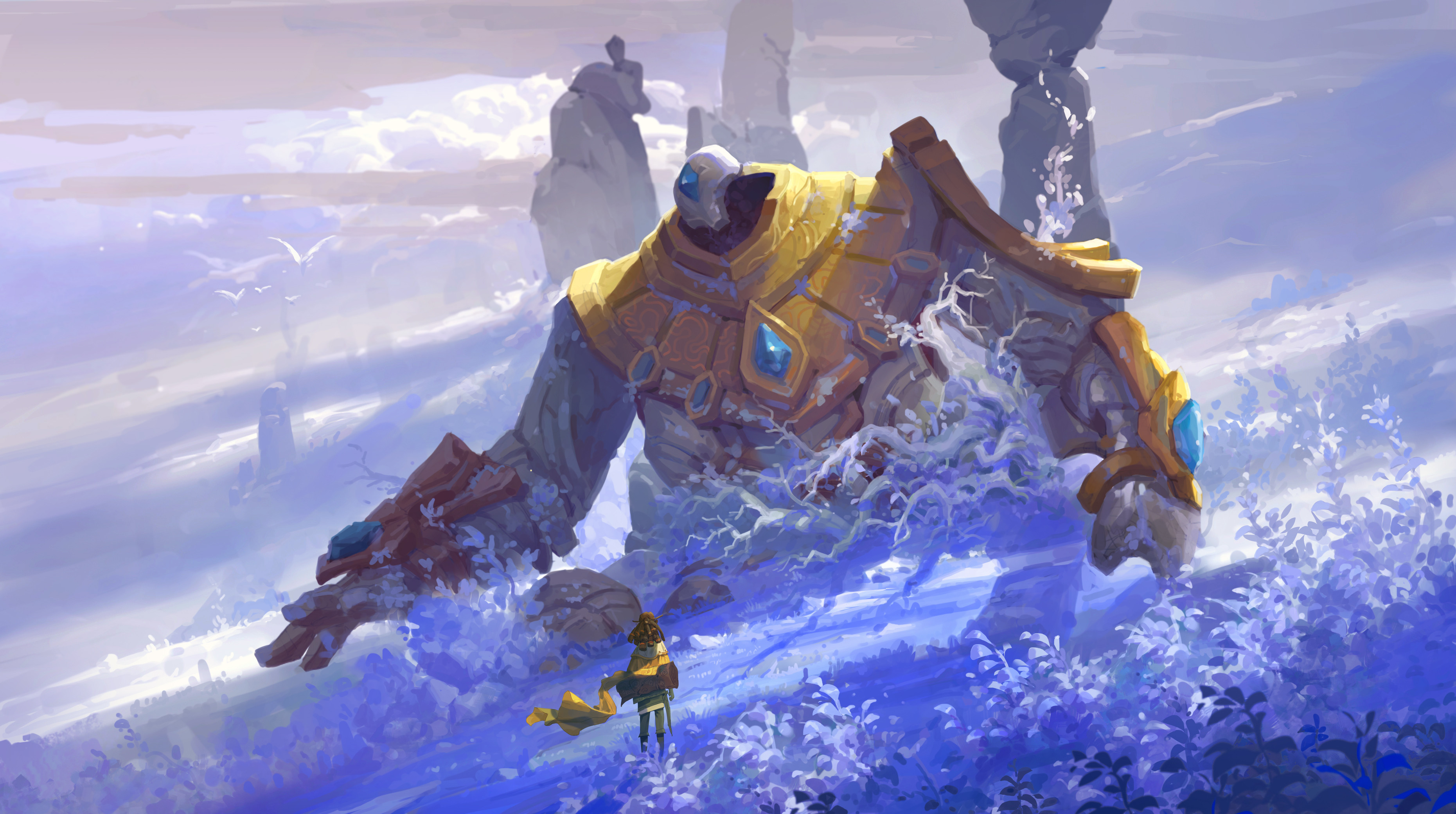 Fantasy Giant HD Wallpaper by lei min - MyConfinedSpace