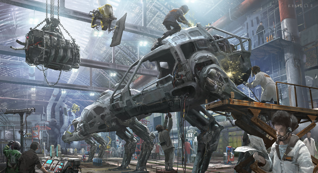 Building Mechs by Khang Le - MyConfinedSpace