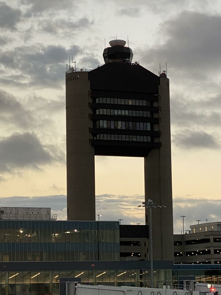 Boston Logan control tower. - MyConfinedSpace