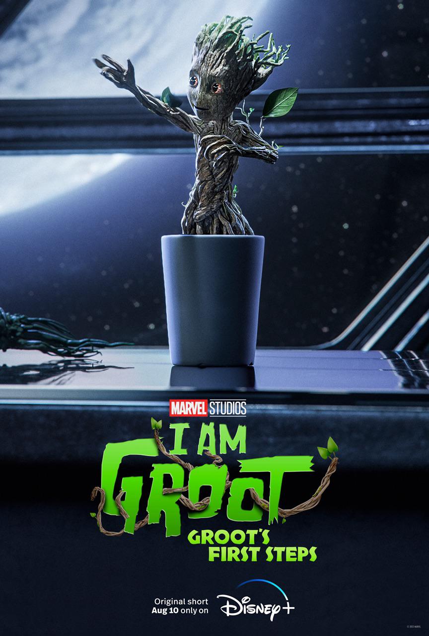 New Official poster for ‘I Am Groot’ - MyConfinedSpace