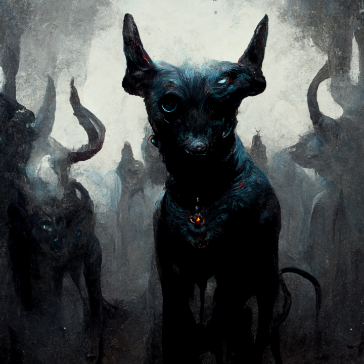 demons taking dog form - MyConfinedSpace