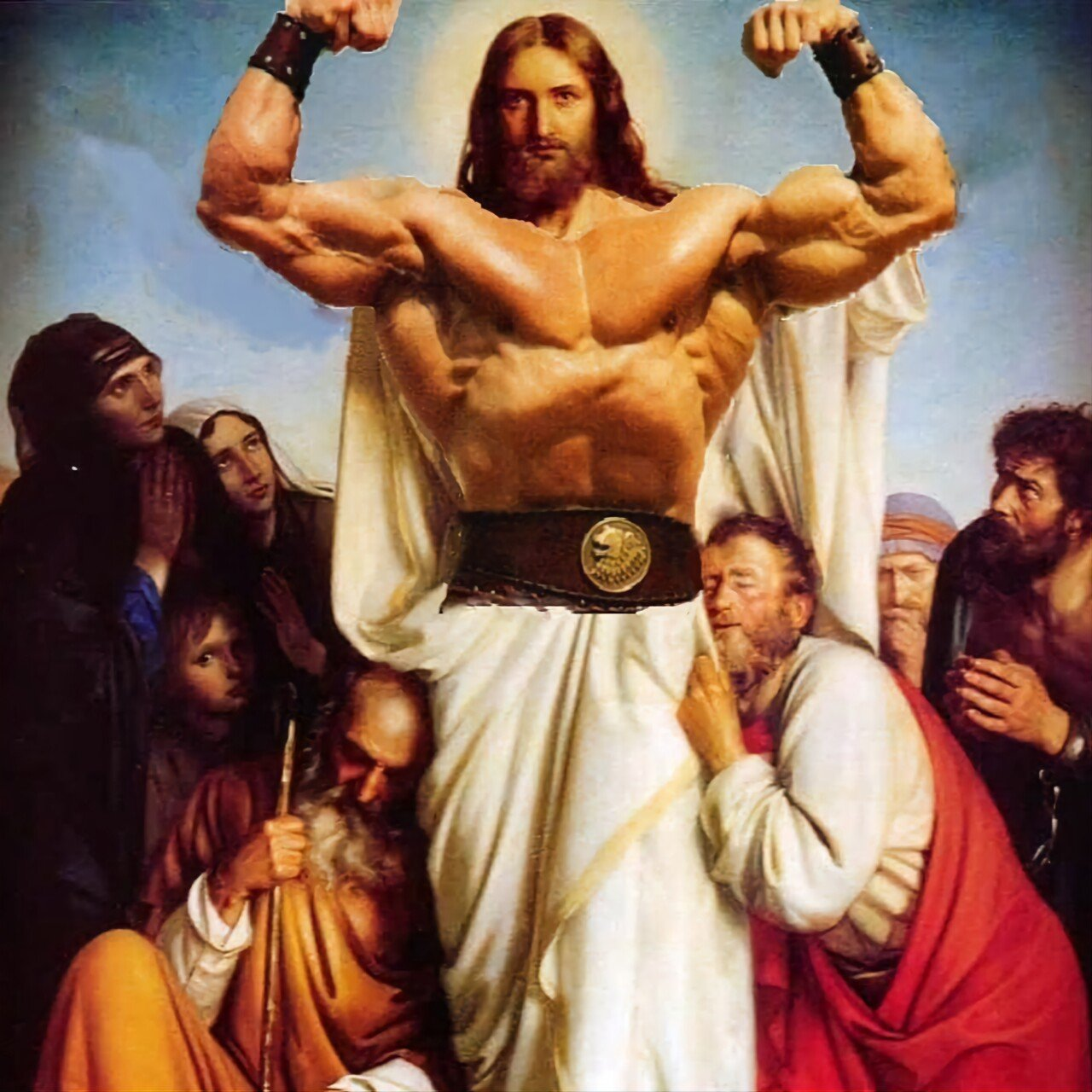 swoll jesus - MyConfinedSpace