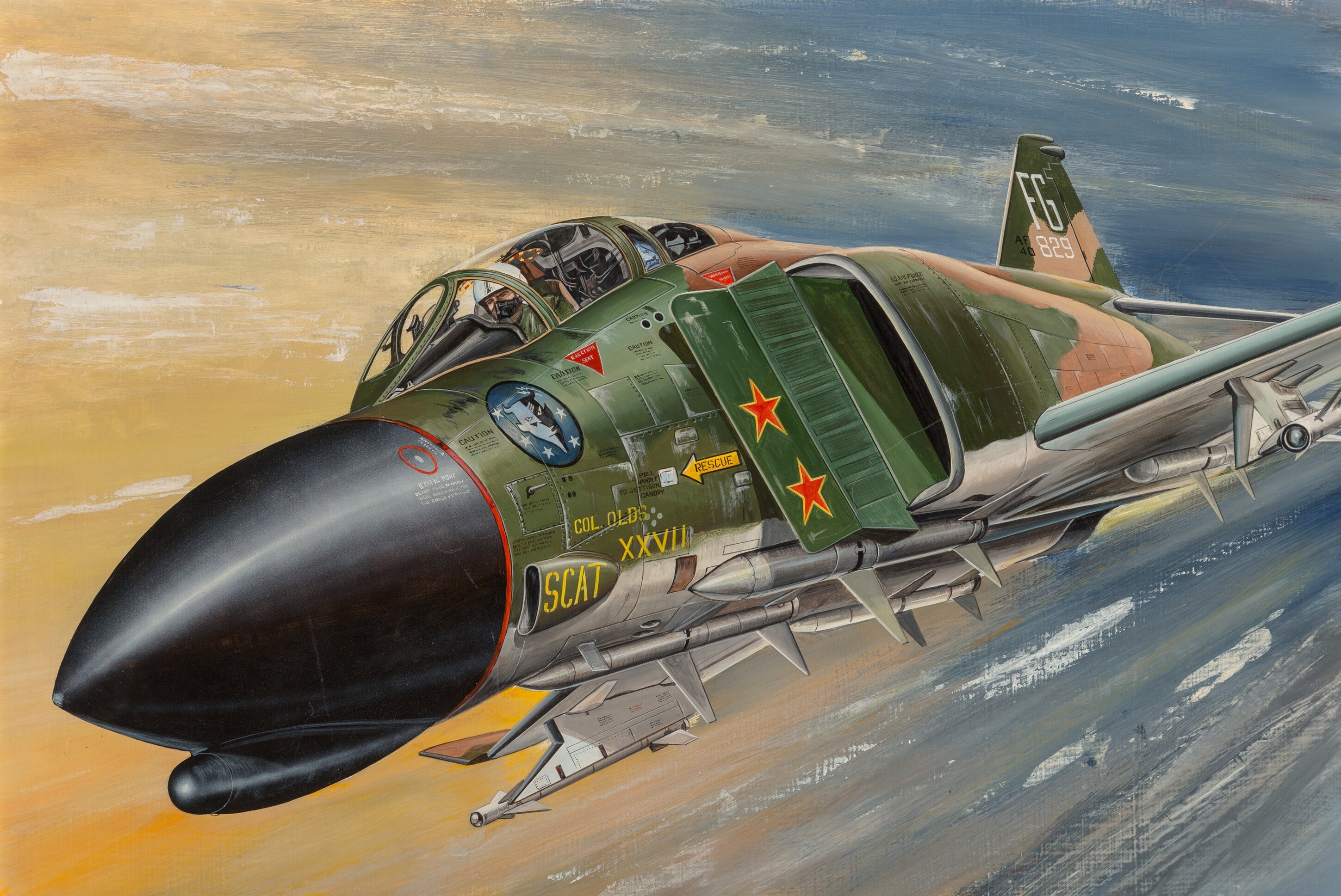“F4 Phantom II in Action” (1972) by Lou Drendel - MyConfinedSpace