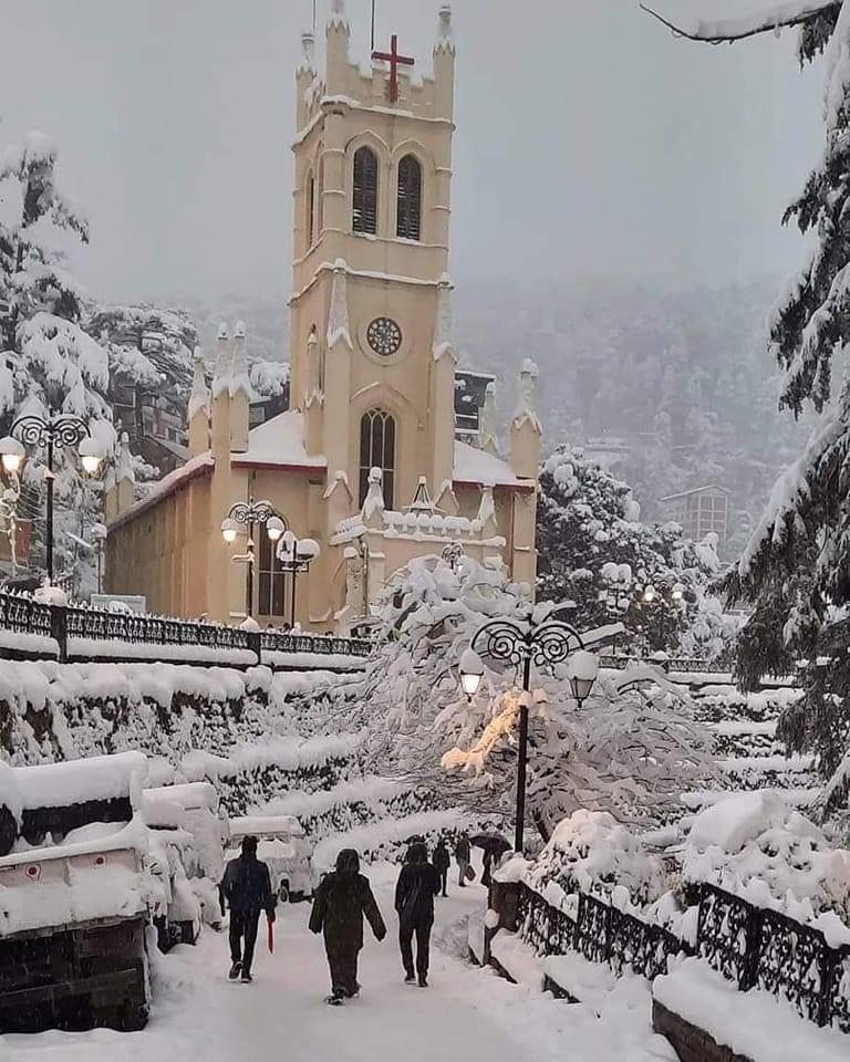 Season’s Heaviest Snowfall Blanketed In Shimla, India - MyConfinedSpace