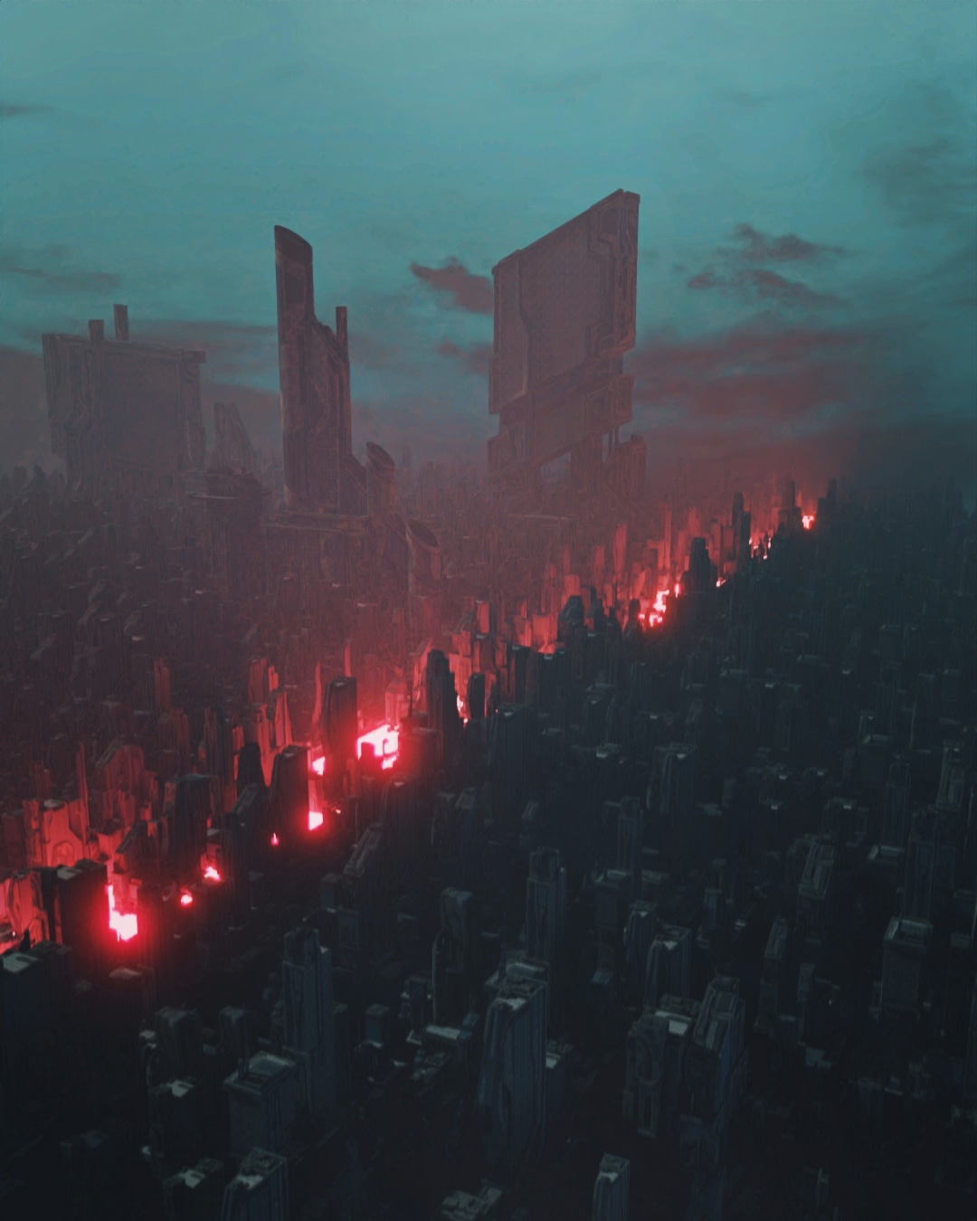 Cursed city by me (OC) - MyConfinedSpace