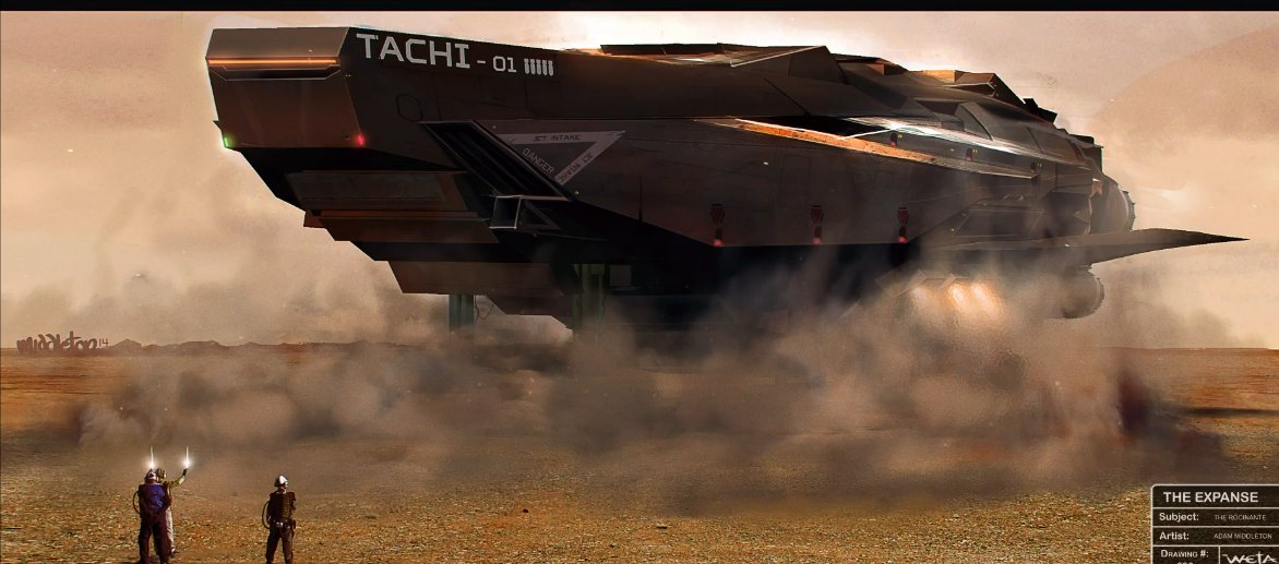 The Tachi/Rocinante, early design by Adam J Middleton - MyConfinedSpace
