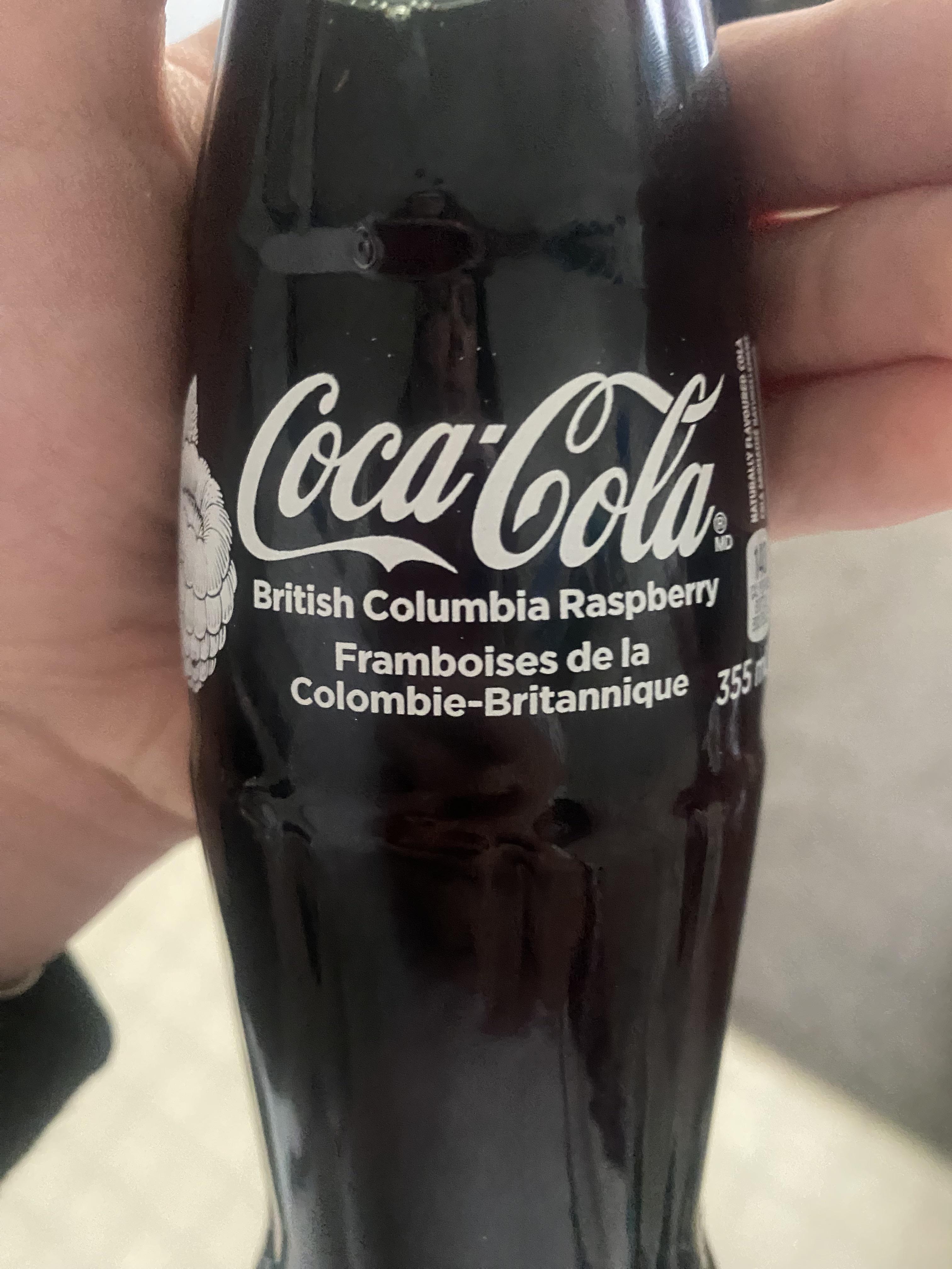 One of the 2 flavours of coca.cola that can only be found in Canada ...