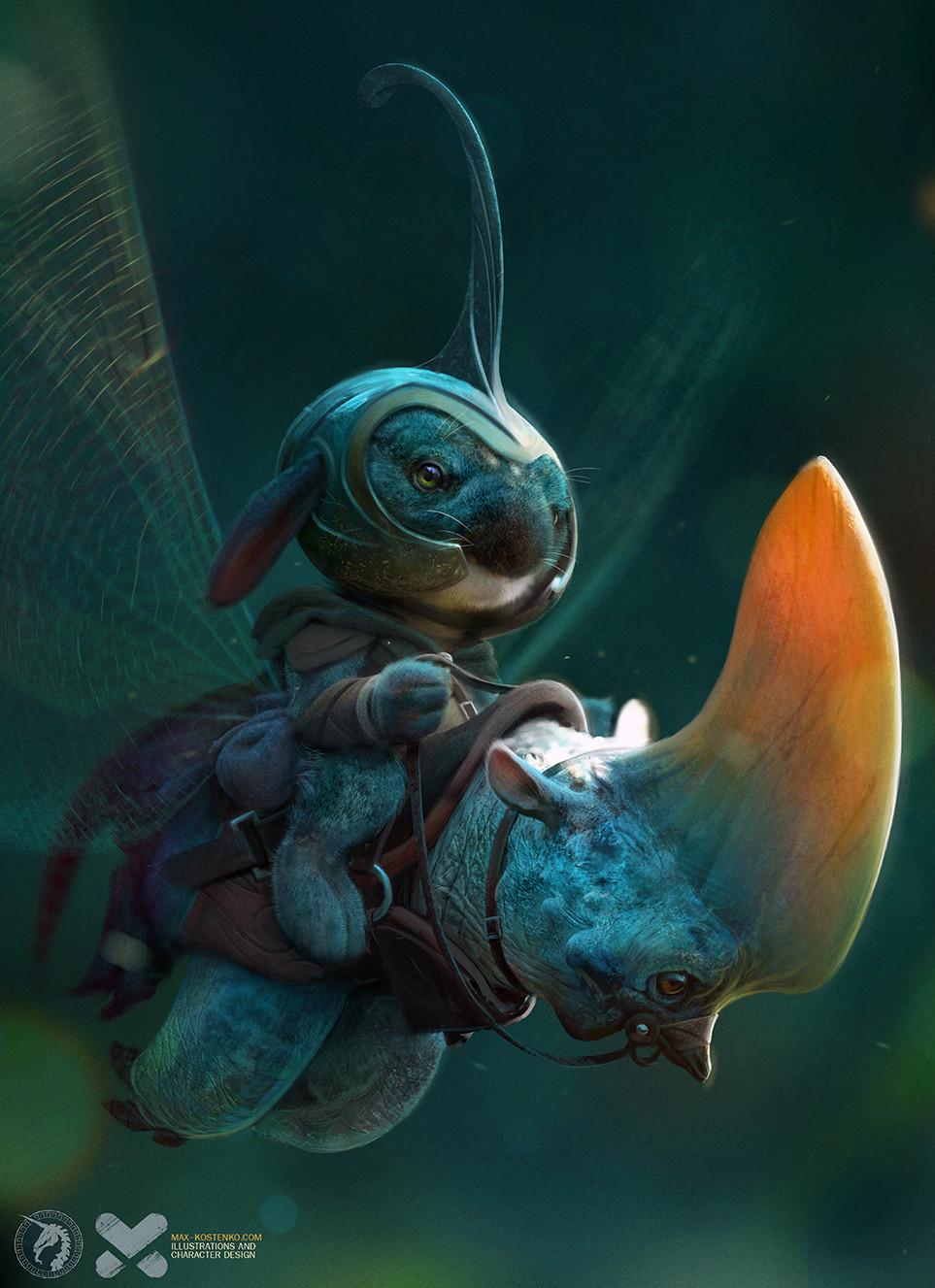 THU Warrior by artist Max Kostenko - MyConfinedSpace