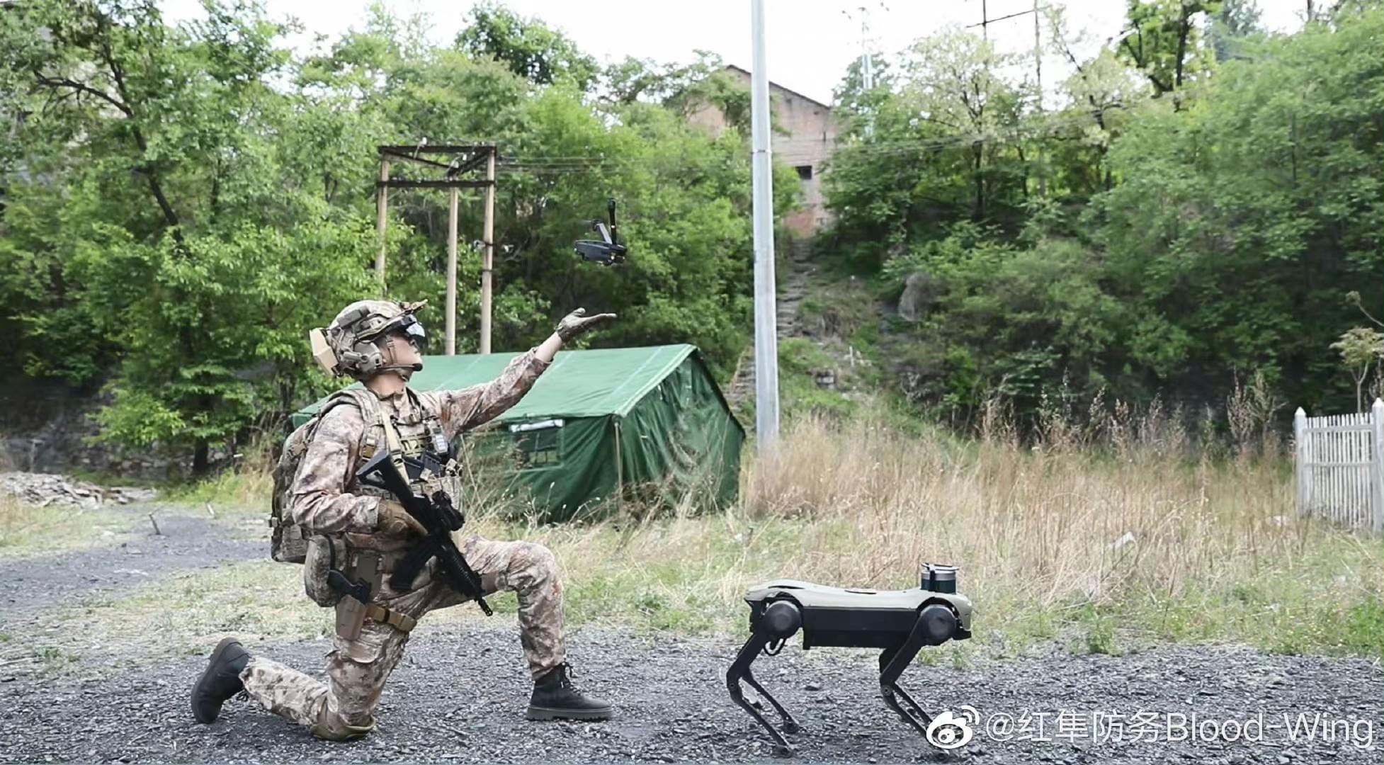 PLA drone operator with his QBZ-191, the new service rifle of the ...