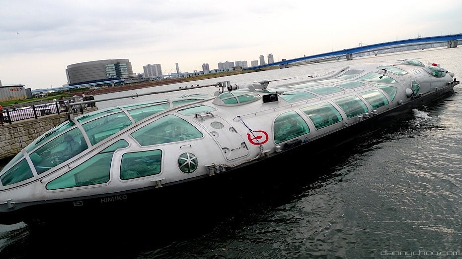 Himiko, Tokyo’s futuristic and manga-like ferry boat - MyConfinedSpace