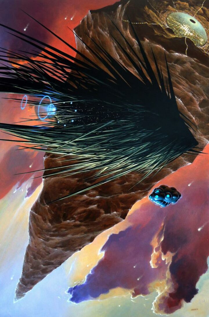 La sonate hydrogène by Philippe Bouchet, cover art for Iain Bank’s The ...