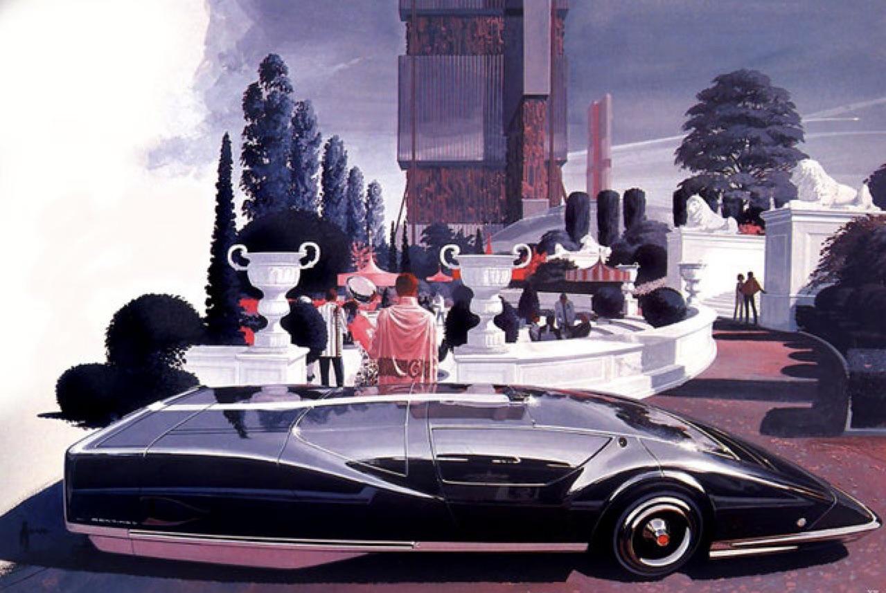 Syd Mead art, the concept artist behind Tron and Blade Runner ...