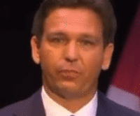 Ron Desantis attempts to emulate human facial mannerisms during the ...