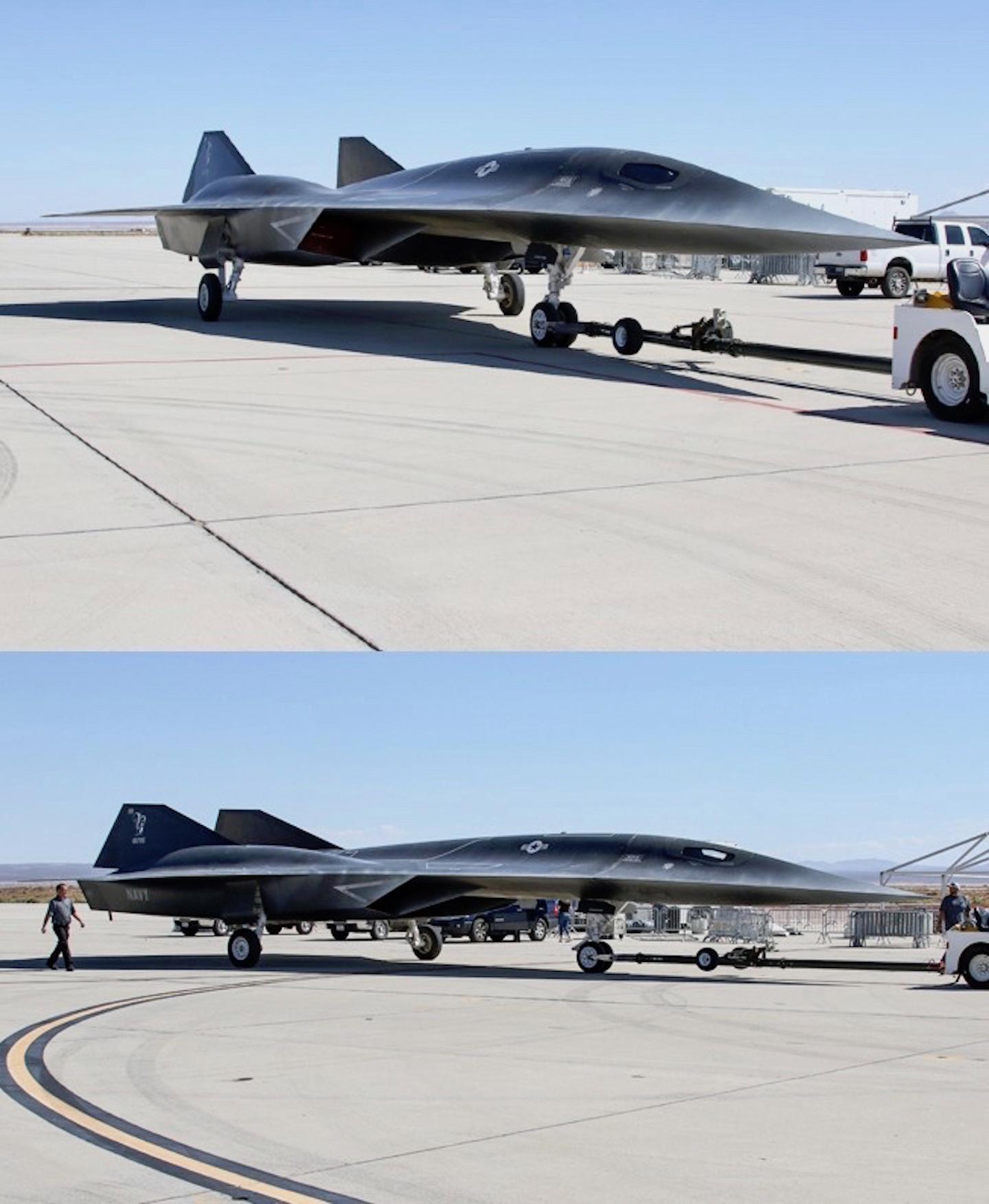Fictional Lockheed Skunk Works Darkstar movie prop from “Top Gun ...