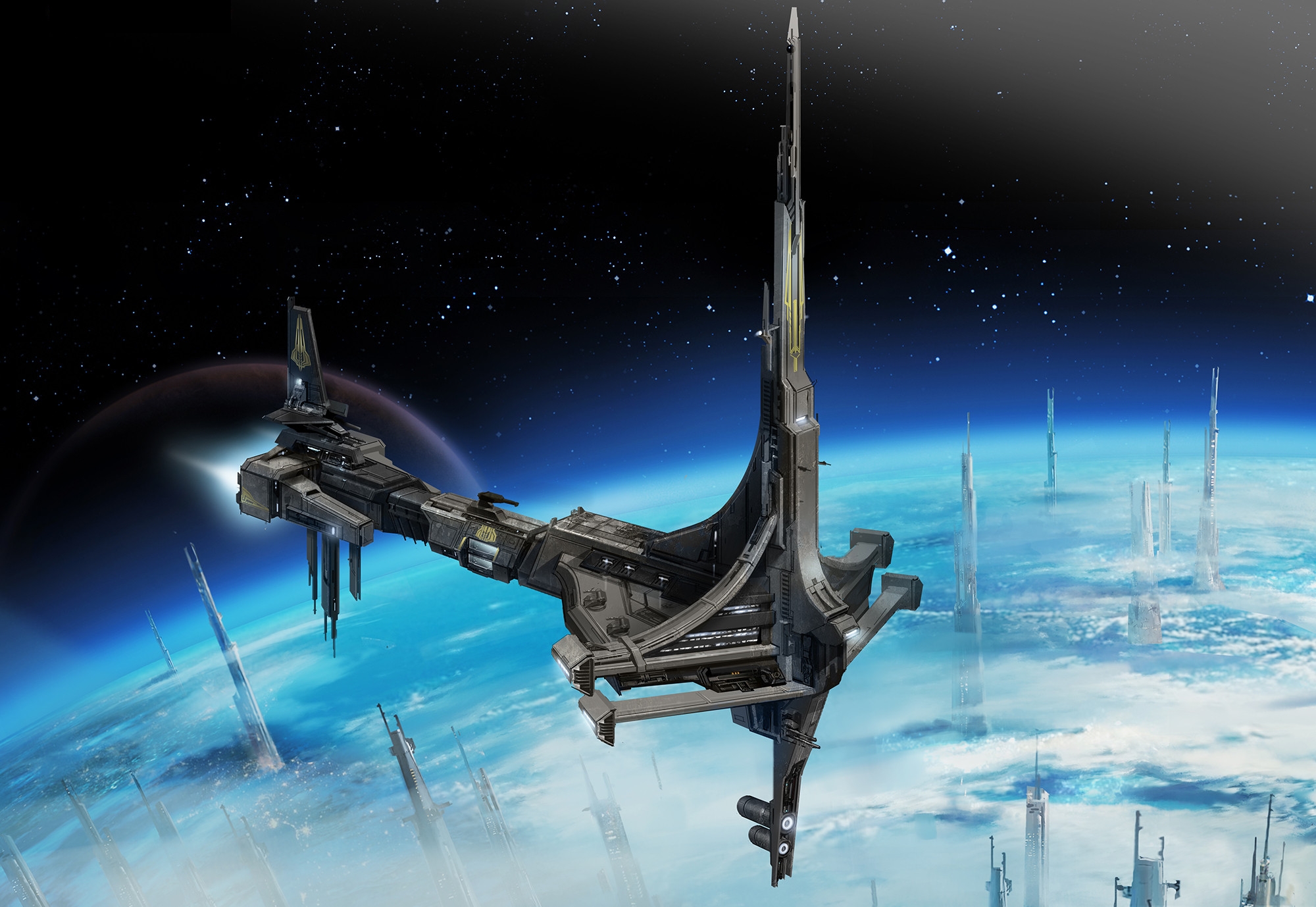 The “Eternal Fleet warship” was the main ship of the Eternal Empire ...