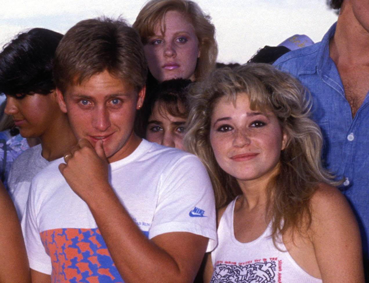 Emilio Estevez and E.G. Daily in 1985 - MyConfinedSpace