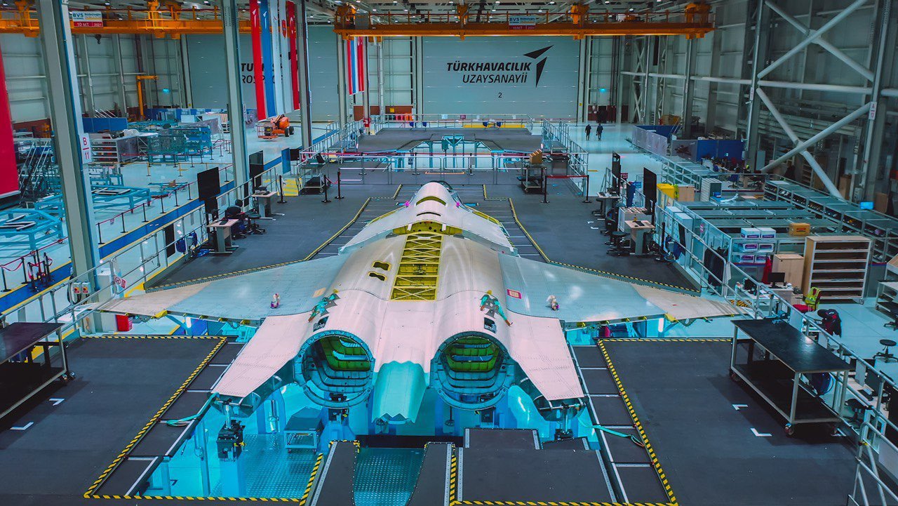Turkish TAI TF-X’s first photograph from final assembly line. TF-X will ...
