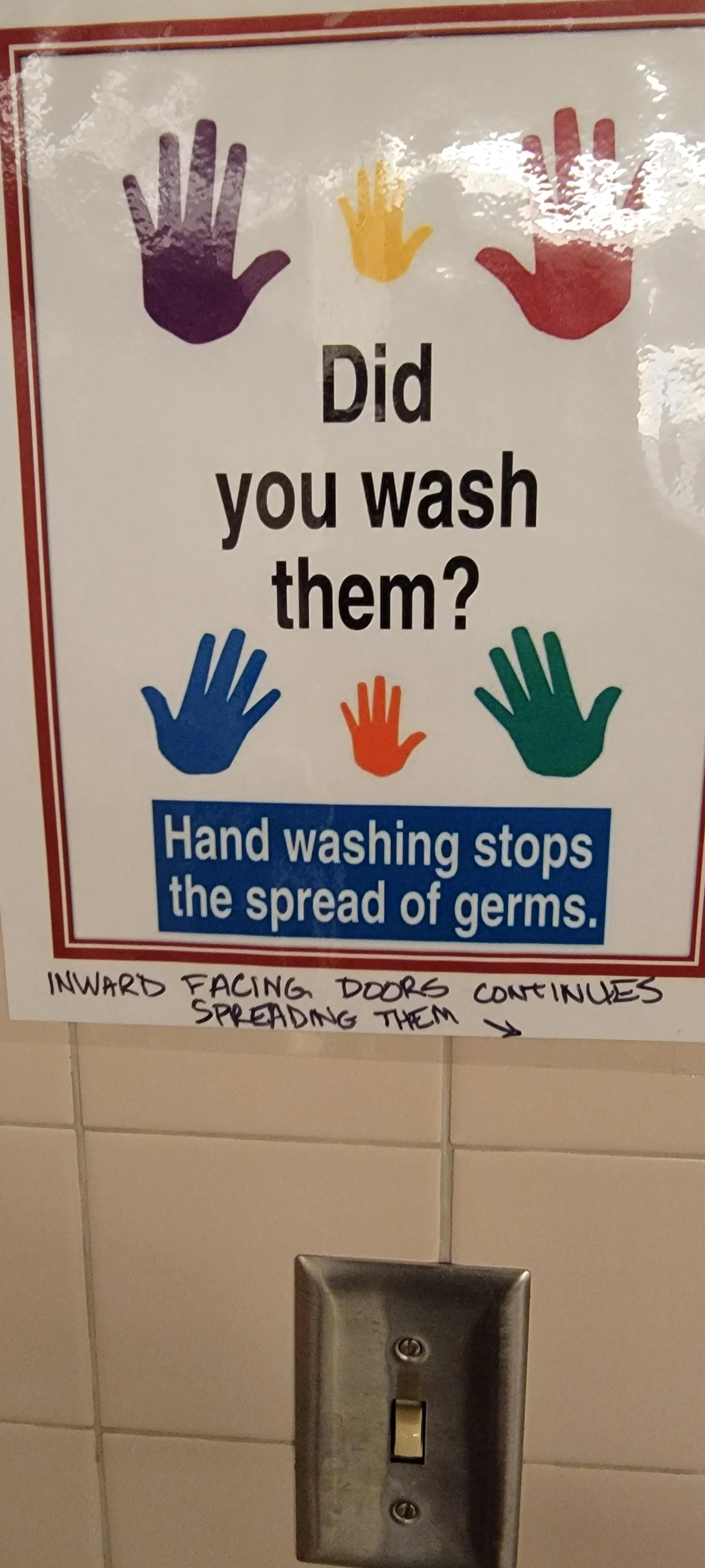 Spotted in the university bathroom. Facts are facts. - MyConfinedSpace