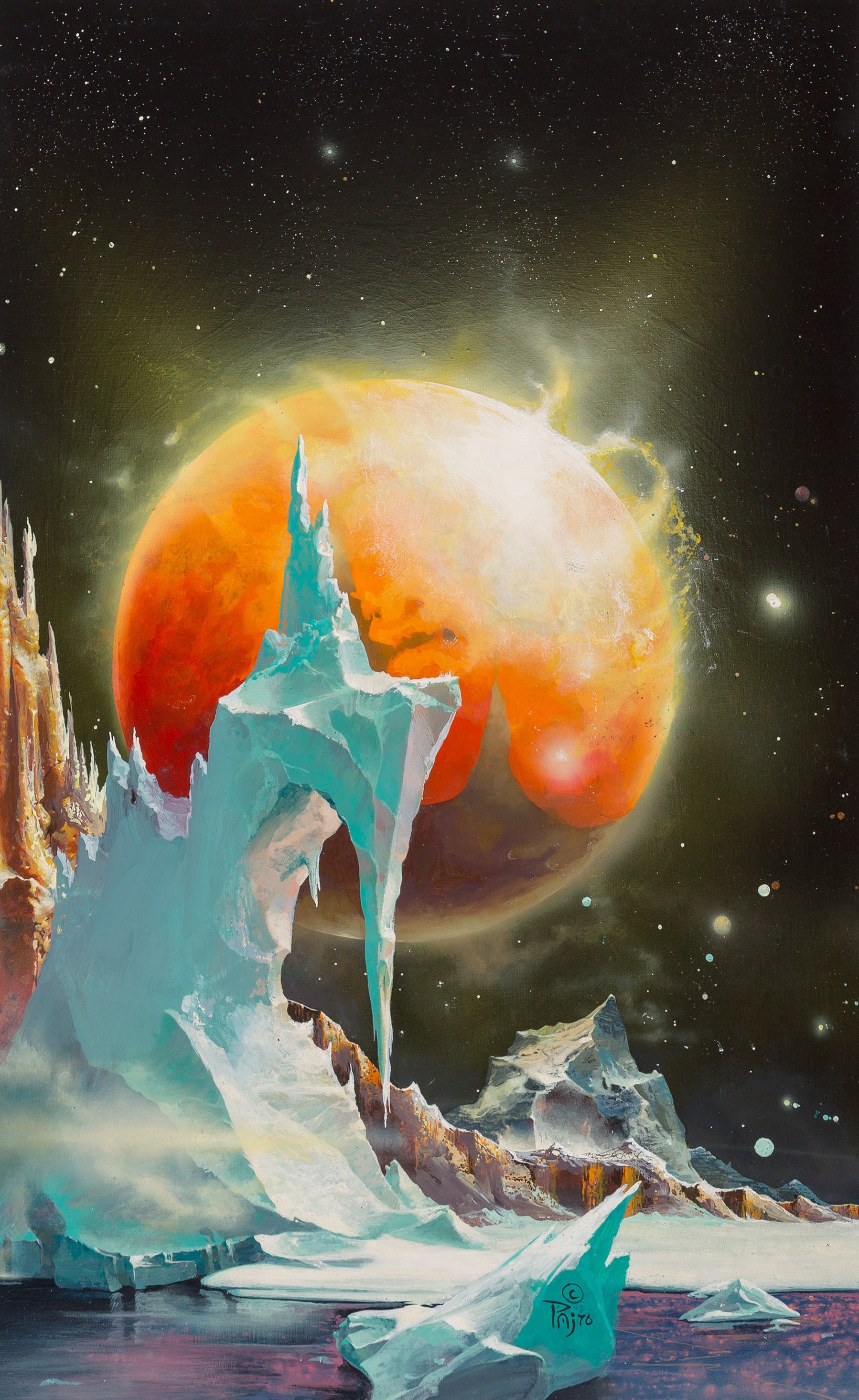 The Science Fiction of Isaac Asimov cover art, 1976, by Peter Jones ...