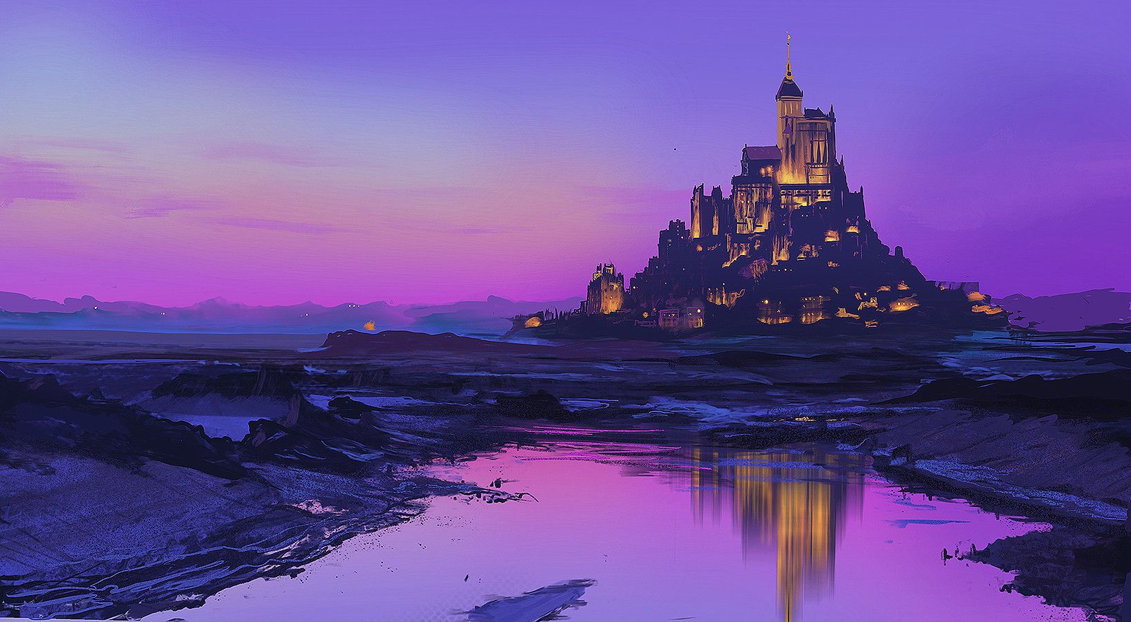 Mont Saint-Michel Study by Noah Stacey - MyConfinedSpace MyConfinedSpace