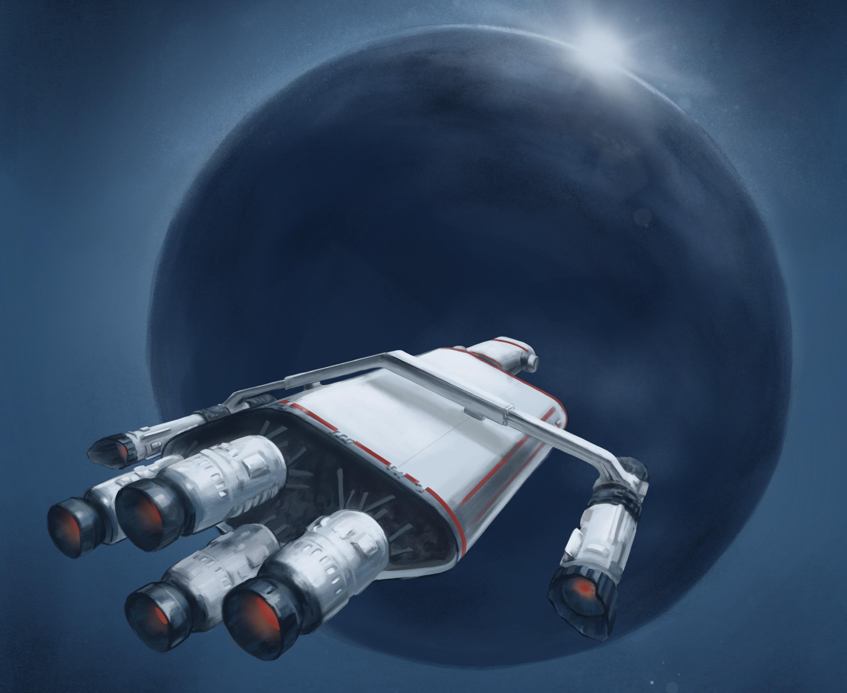 Artist Depiction Of A Sci-Fi Starship According Wikipedia (The SS ...