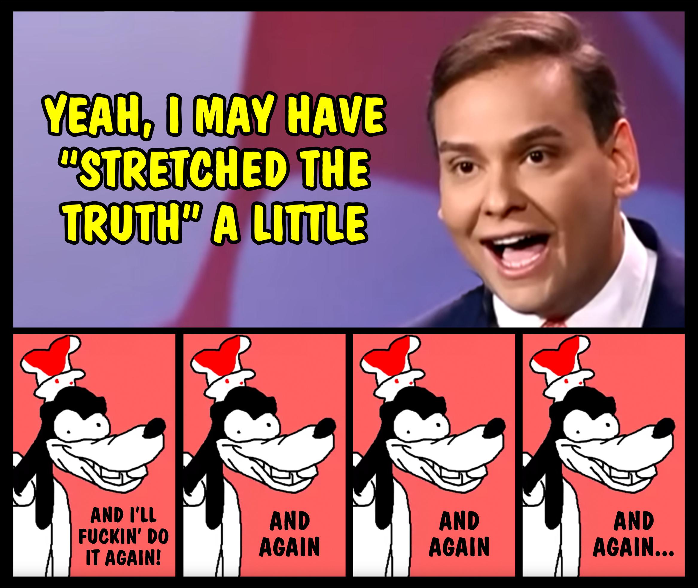 And by “stretched the truth” I mean “flat-out lied” - MyConfinedSpace
