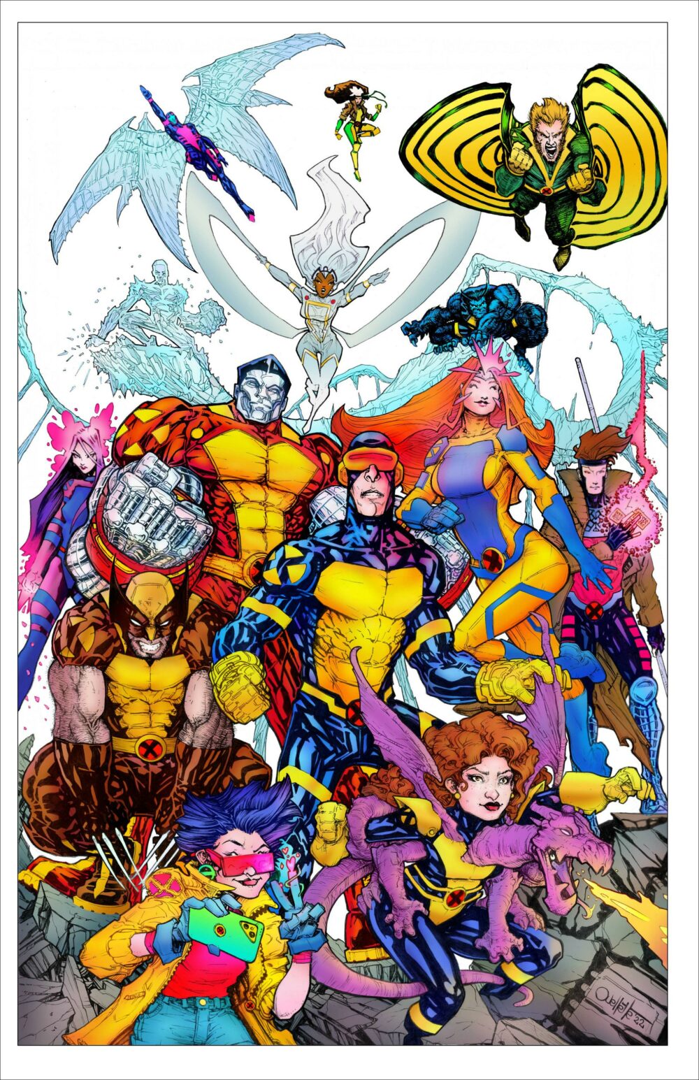 “Atom Kids” I finally finished coloring [oc]! - MyConfinedSpace