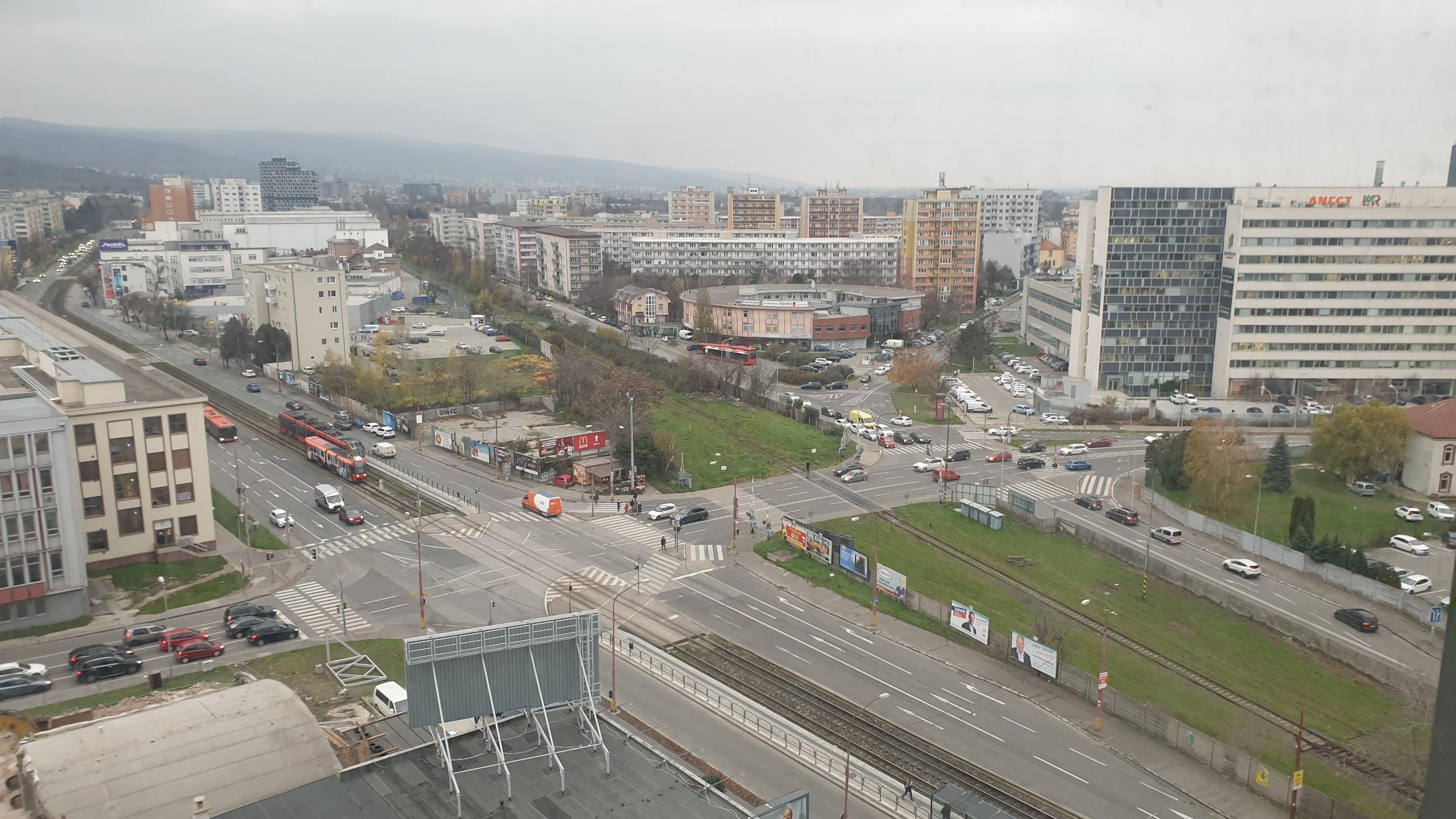 Bratislava Slovakia – view on “Slimák” (snail) mall built in comunist ...