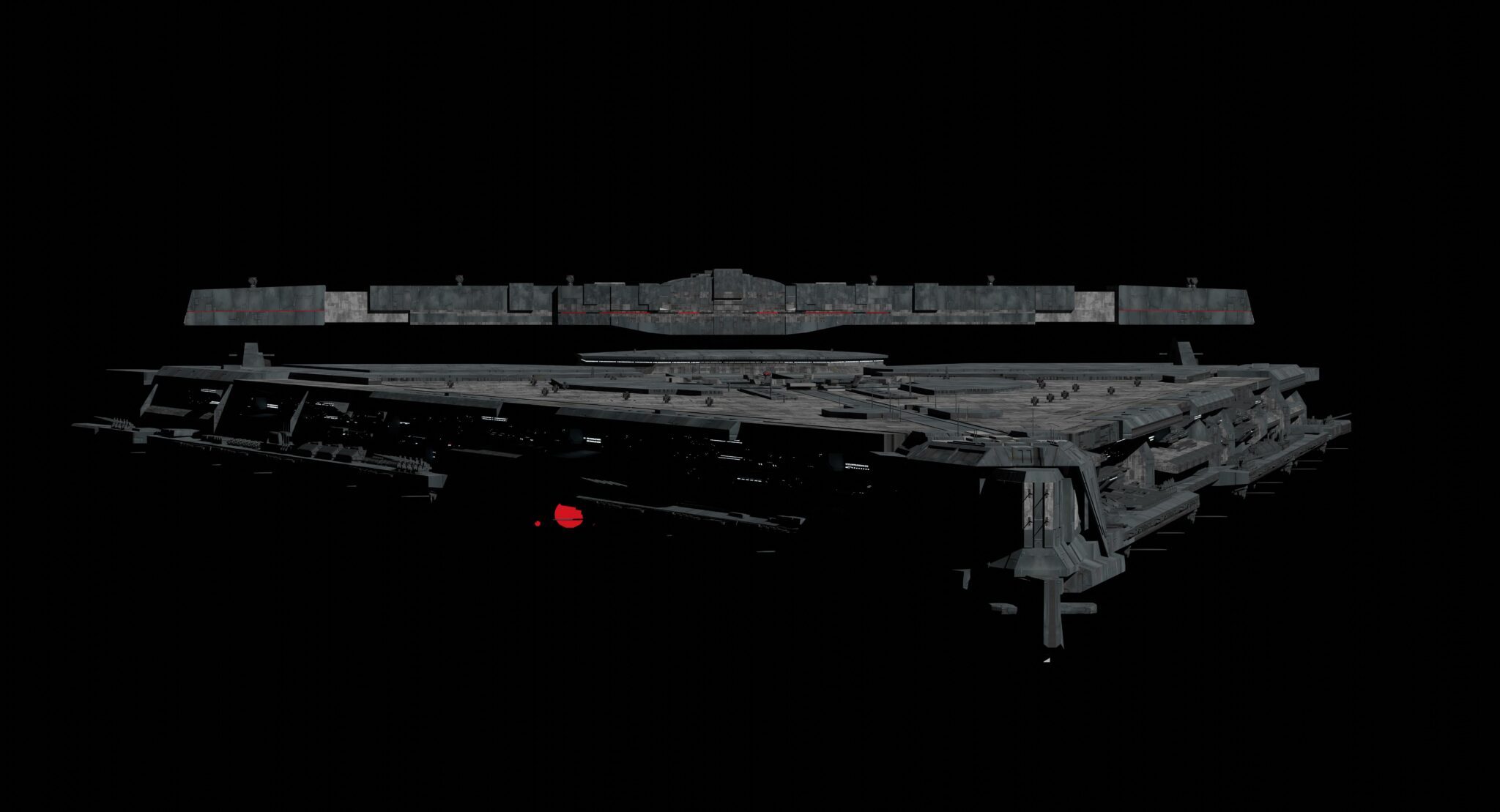First Order Siege Dreadnought recreated by me in blender - MyConfinedSpace