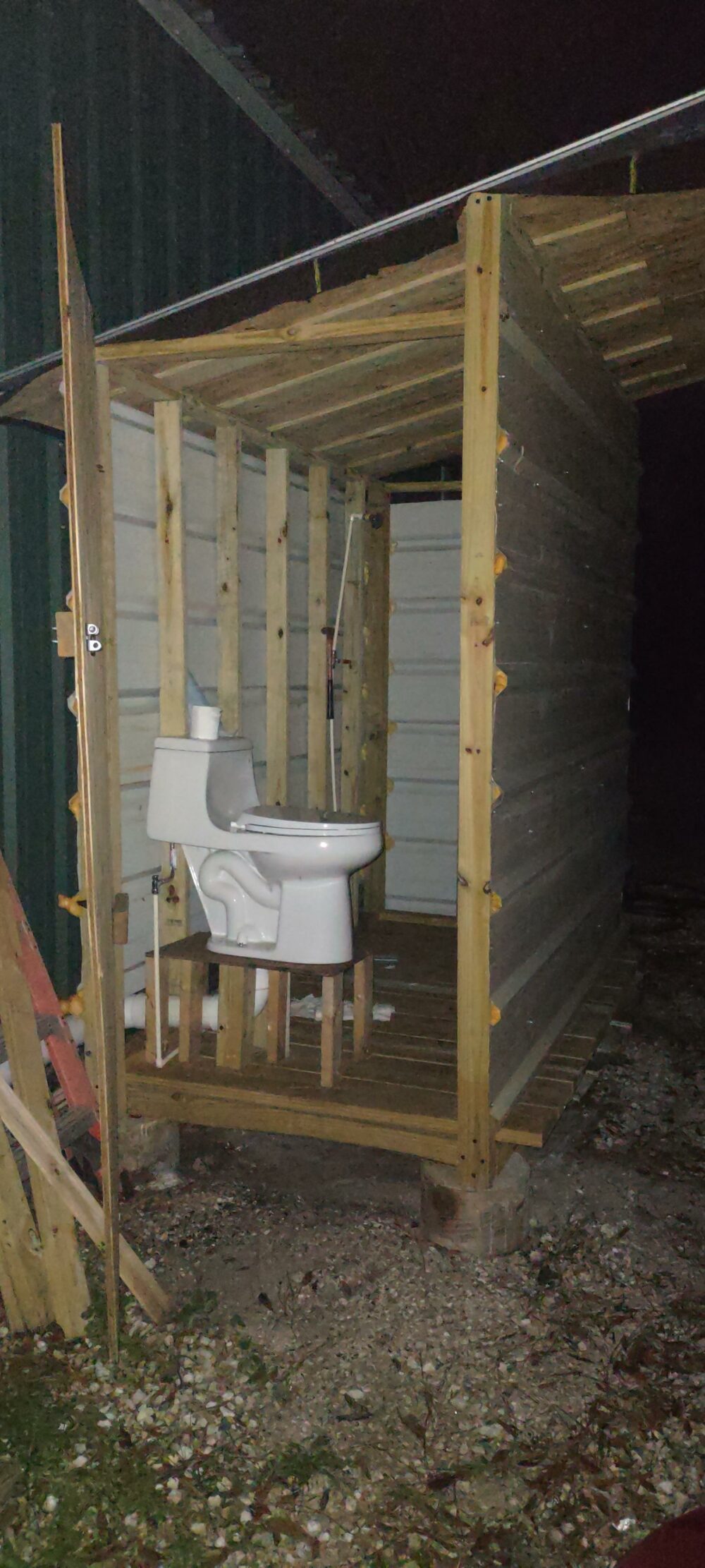 finally done with the outhouse - MyConfinedSpace