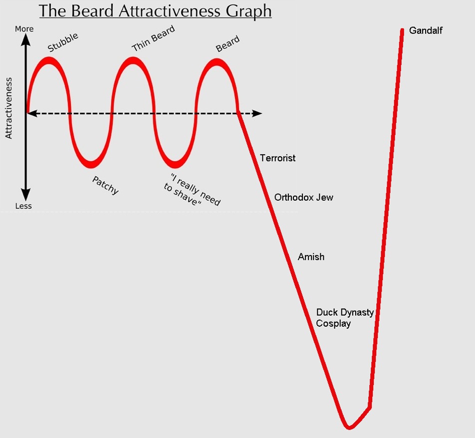 Beard Attractiveness Graph. - MyConfinedSpace