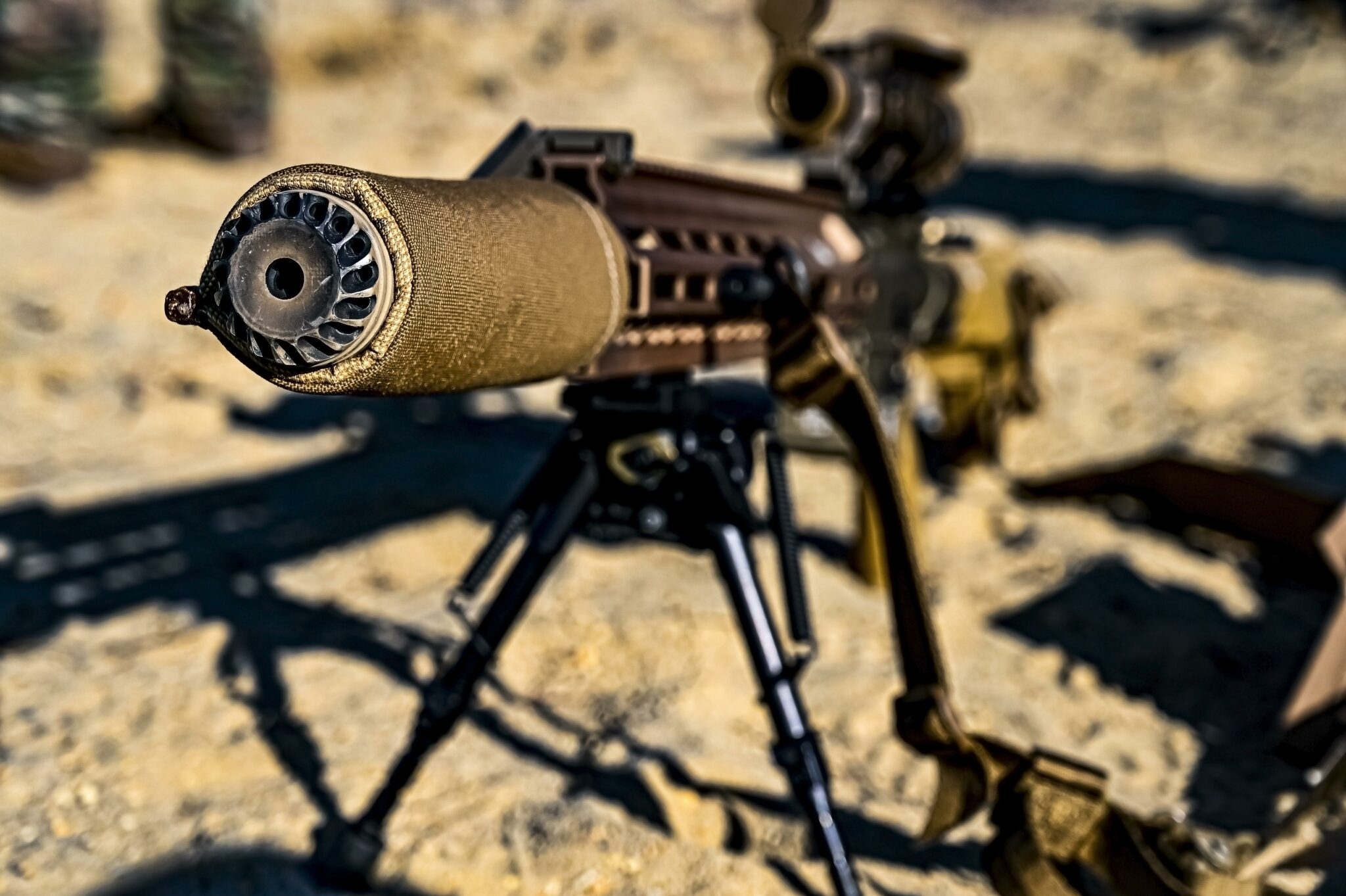The Business end of M110A1 rifle [6048×4024] - MyConfinedSpace ...