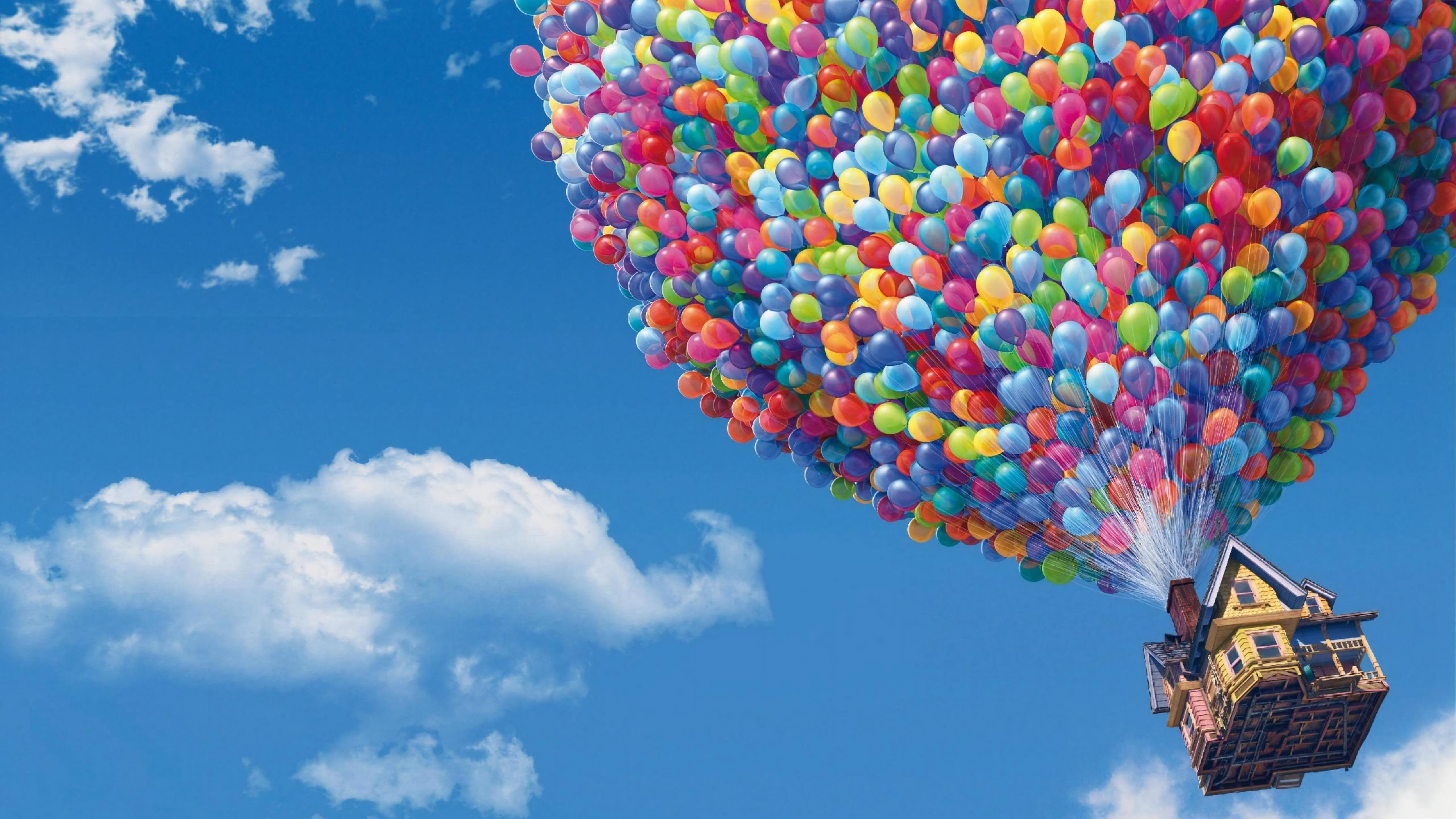 Flying House with Balloons (Up) « MyConfinedSpace