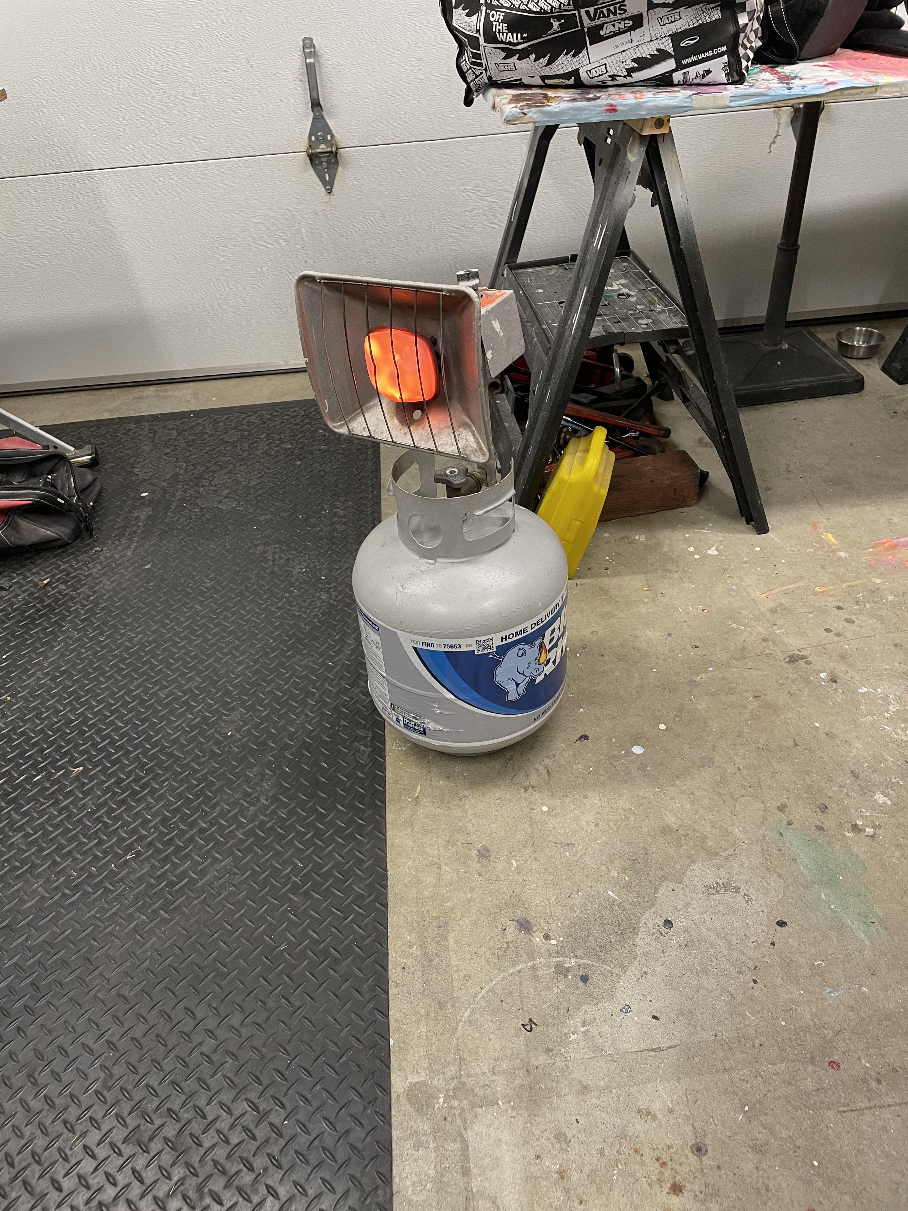 Propane powered heater - MyConfinedSpace