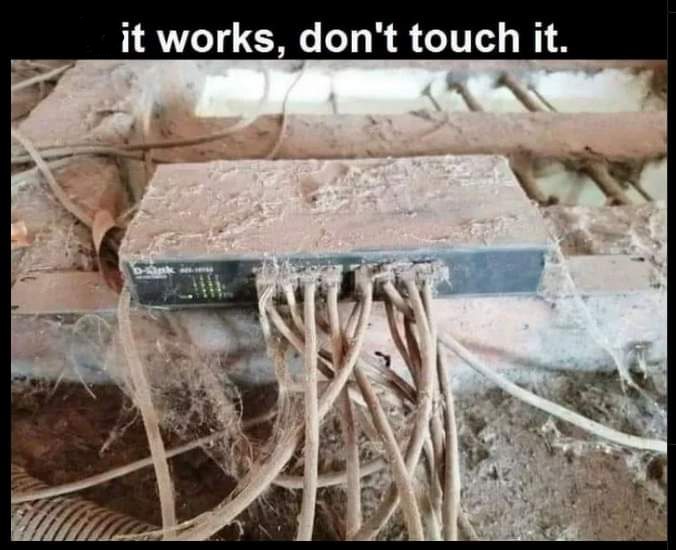 Legacy code base be like - MyConfinedSpace