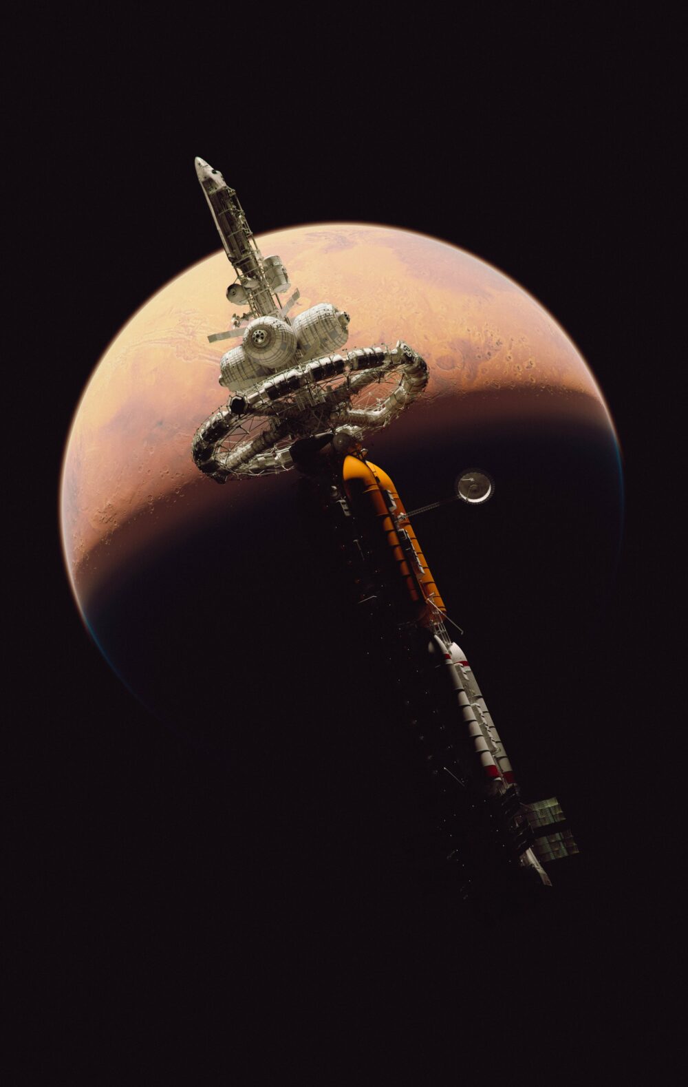 Heimdall 2 arriving at Mars by Mac Rebisz - MyConfinedSpace