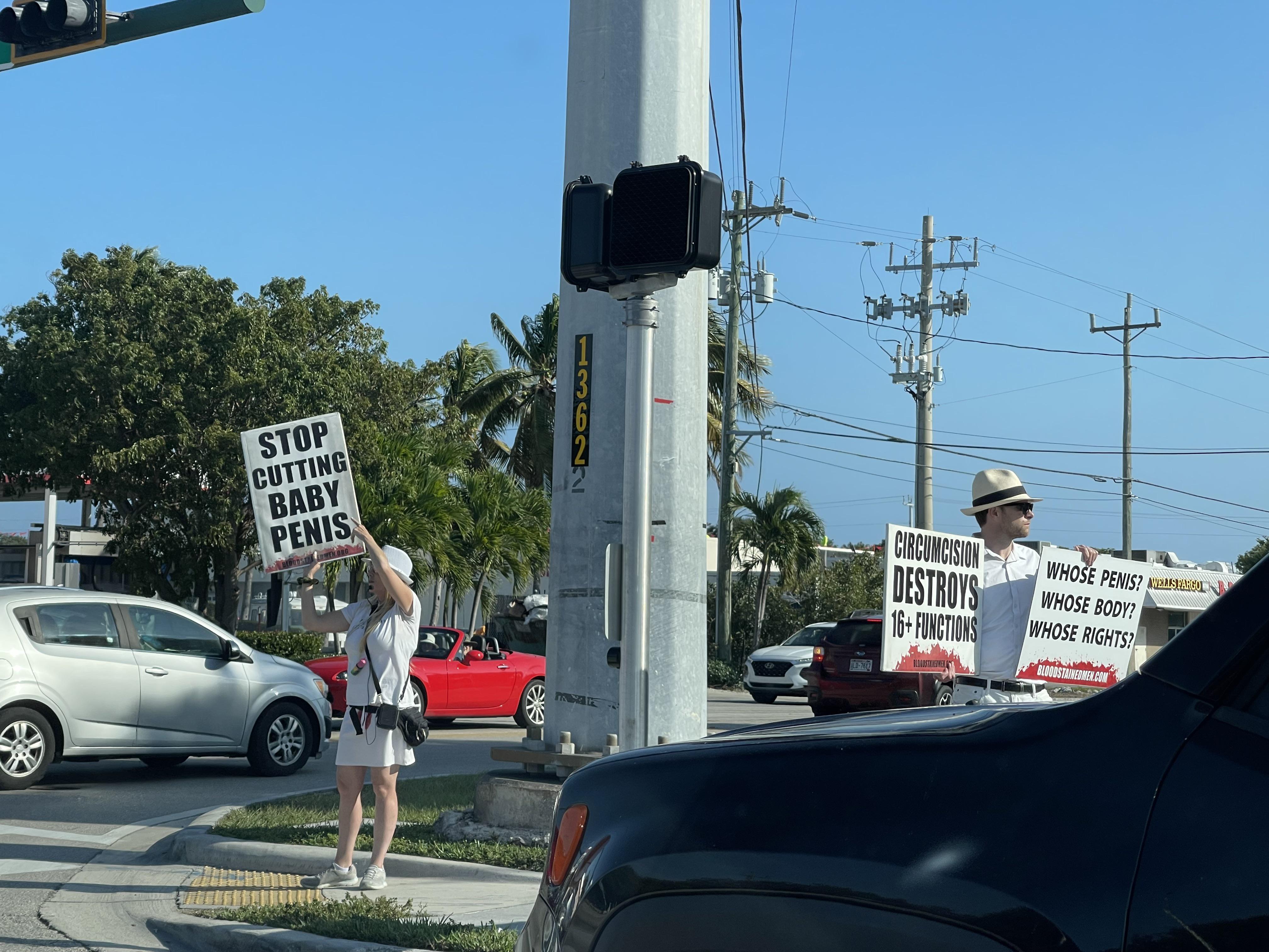 Protesters in Key West today (OC) - MyConfinedSpace